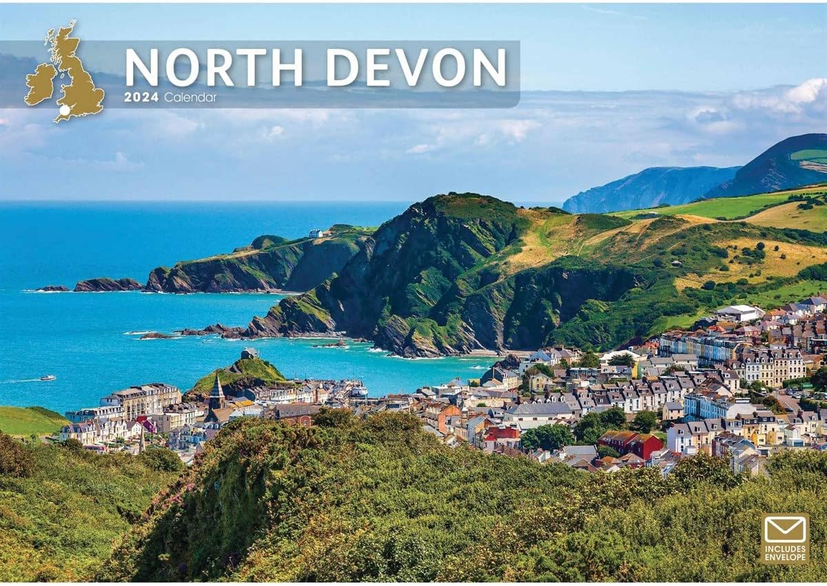 North Devon A4 Calendar 2024 : Amazon.co.uk: Stationery & Office Supplies