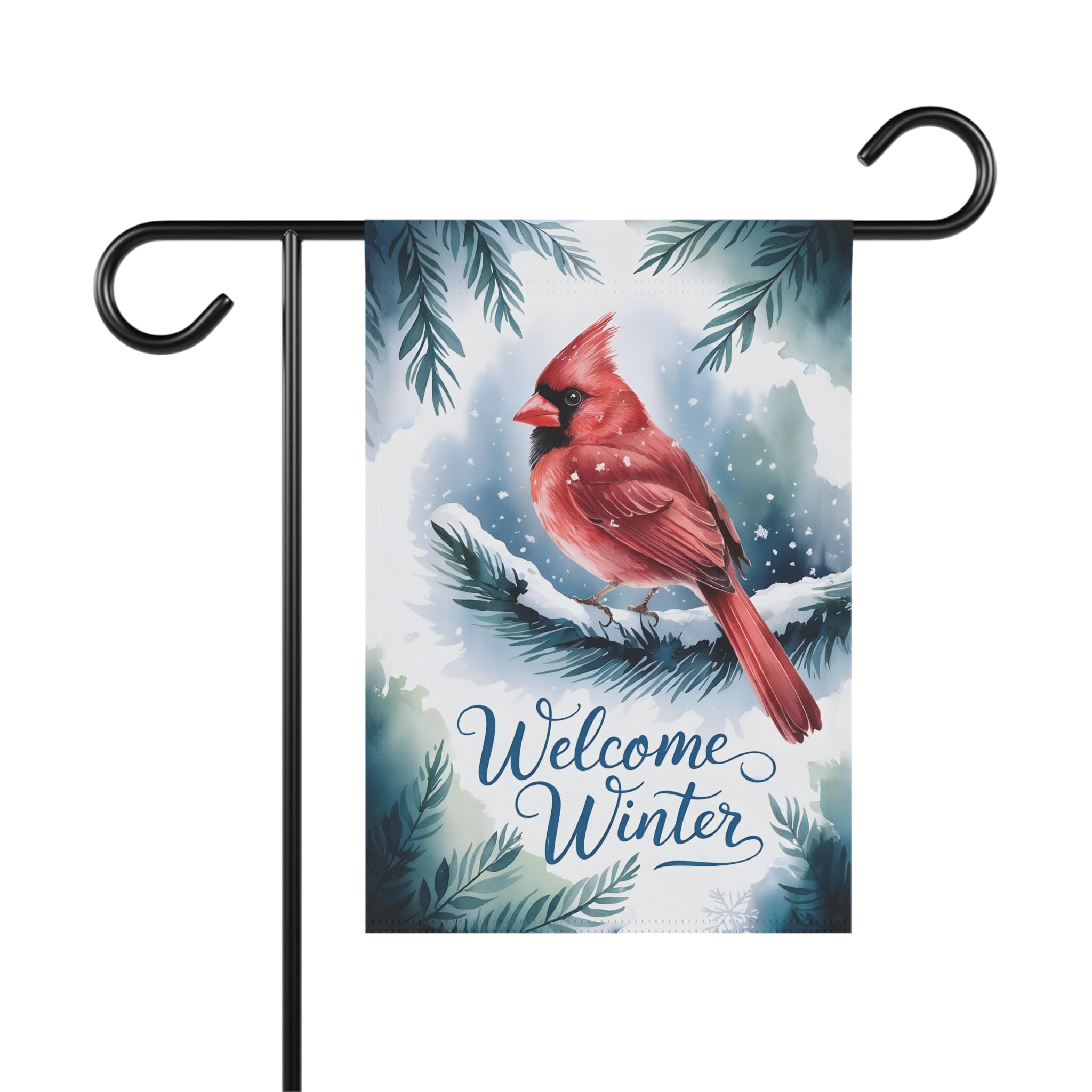 Amazon.com : Cardinal Garden Flag - Festive Winter Cardinal Garden Flag ...