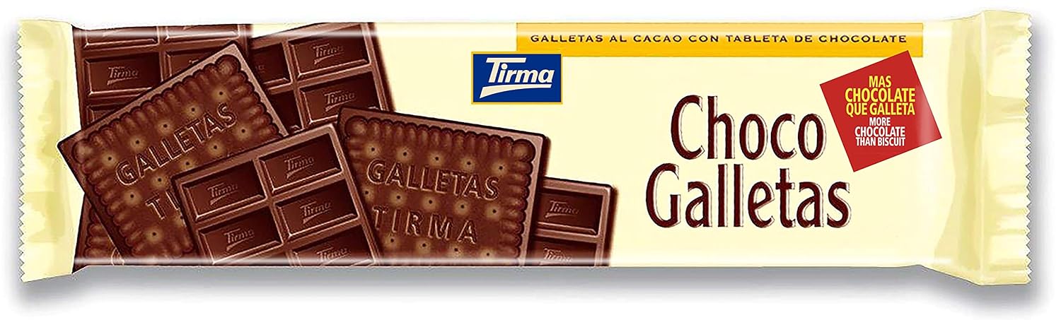 Tirma Choco Galleta Dark Chocolate 160Gm Pack of 2 : Amazon.in: Grocery ...