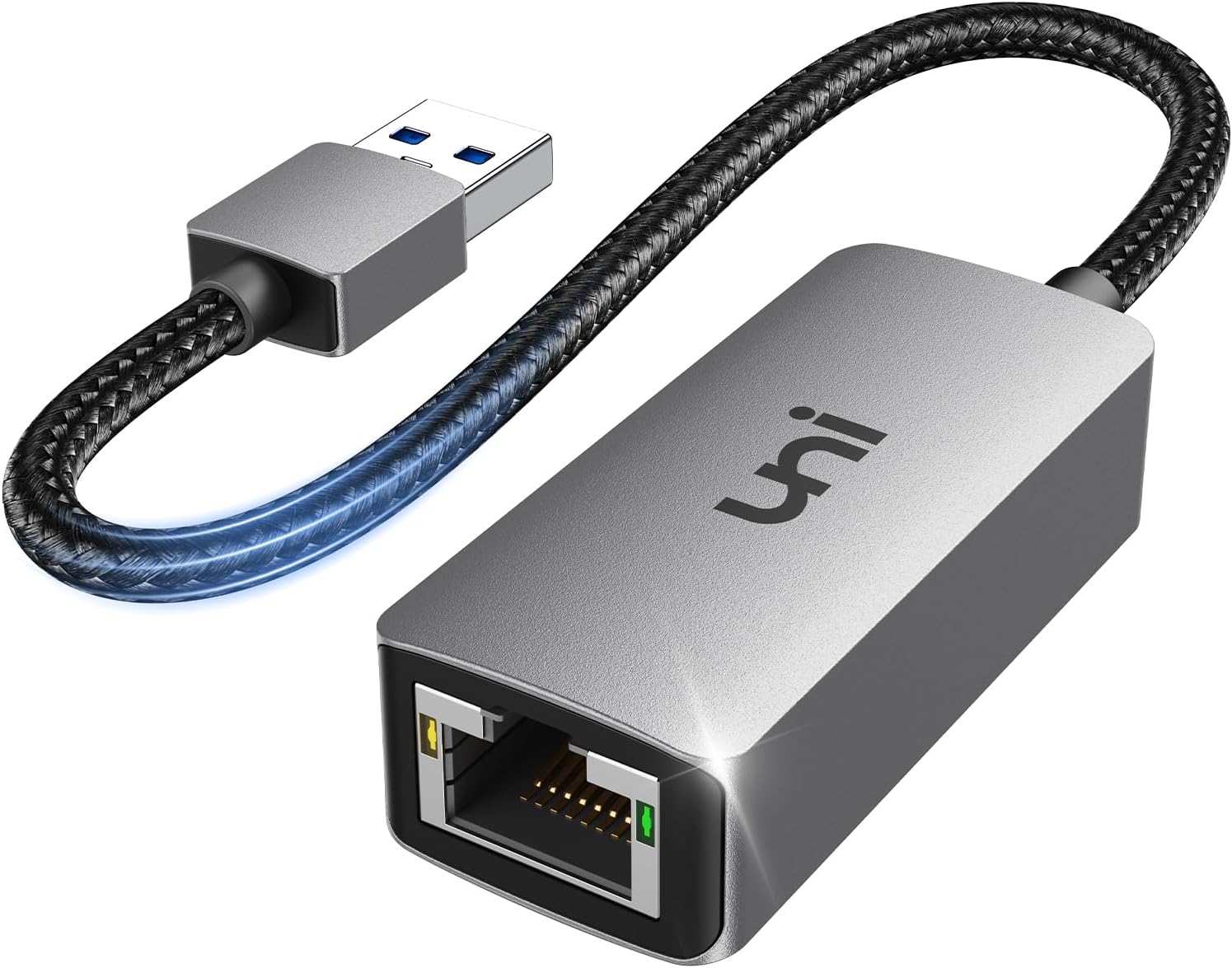 uni Adaptador USB a Ethernet, Driver Free USB 3.0 a RJ45 Gigabit ...