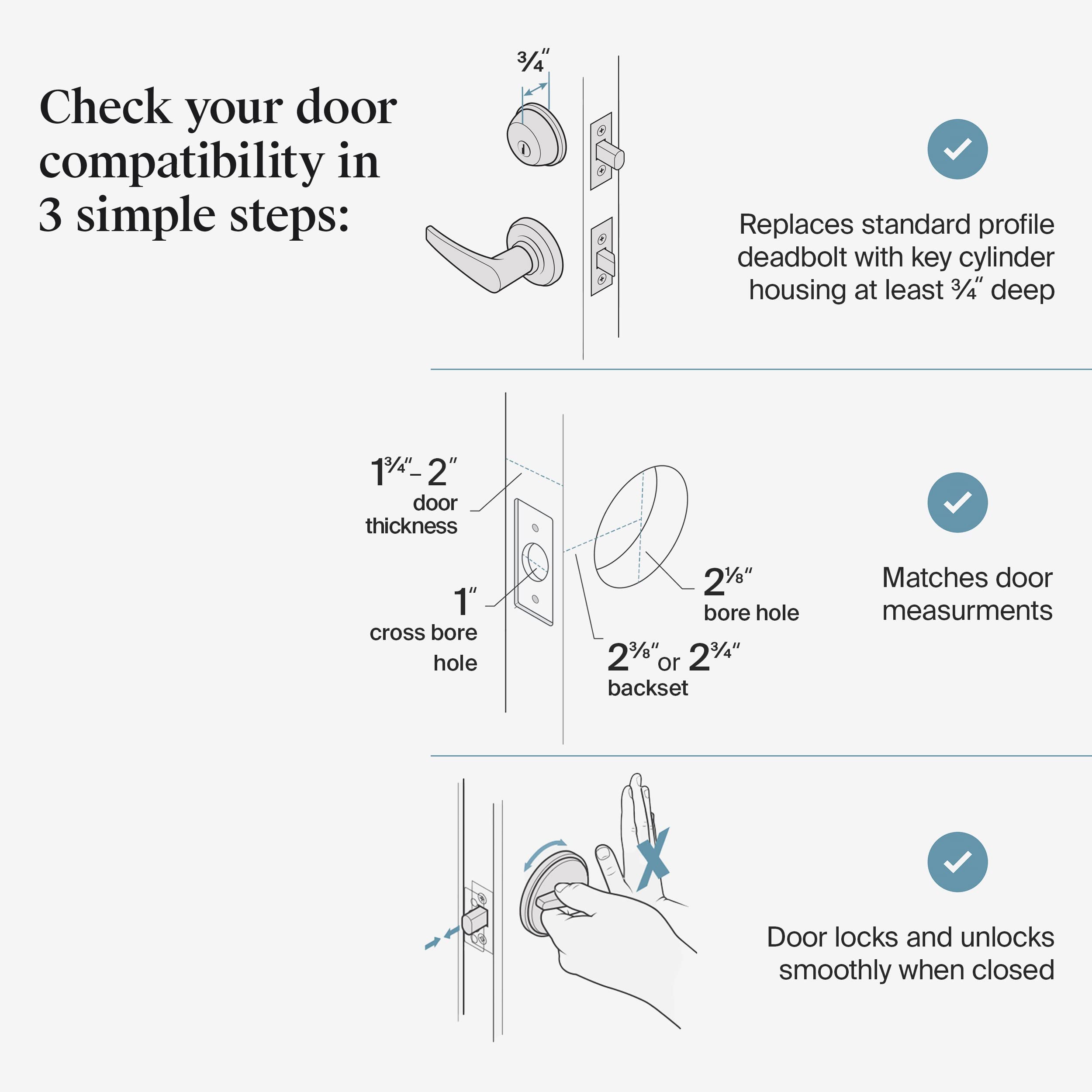 Level Home Inc. Level Lock Smart Lock Touch Edition - Smart Deadbolt ...