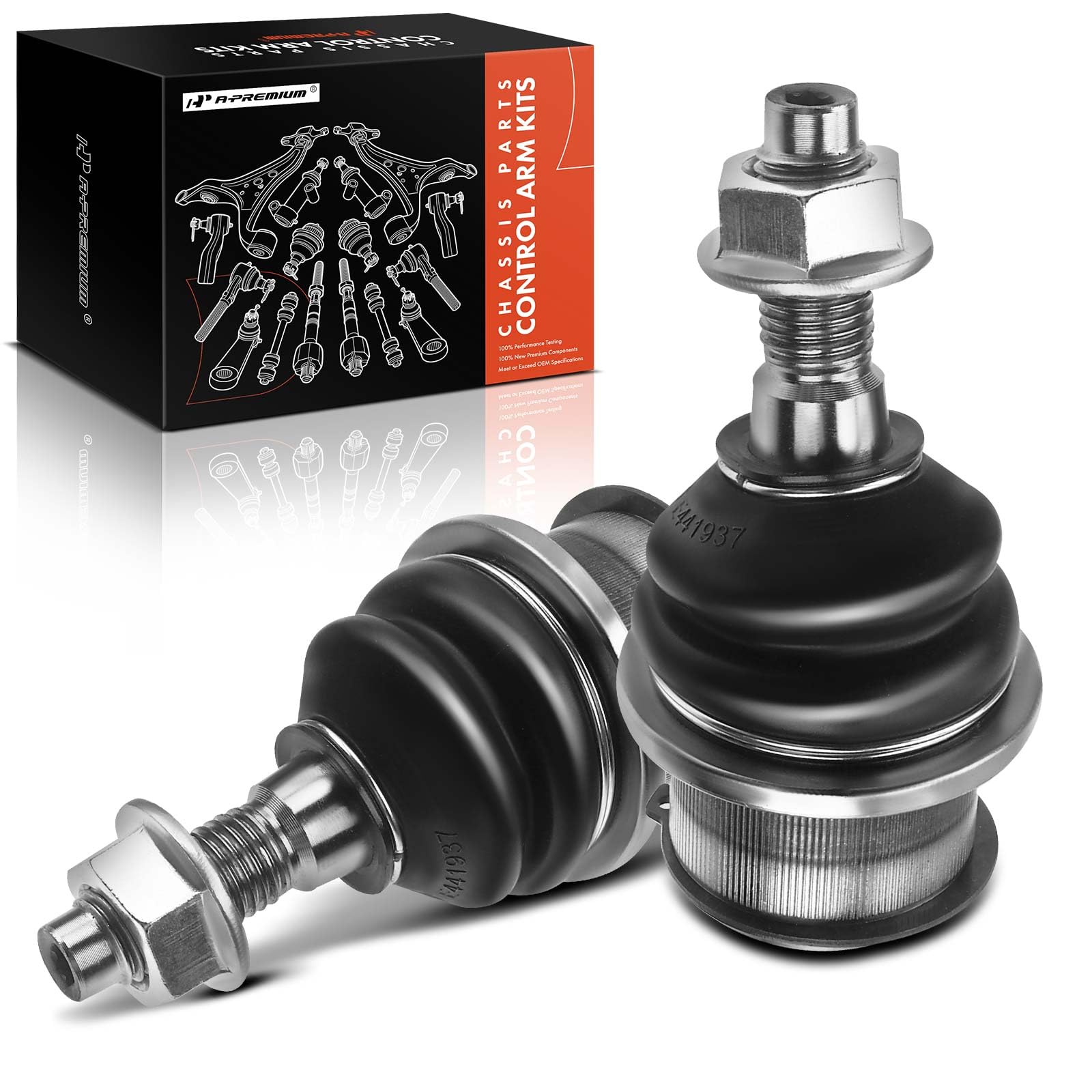 Amazon.com: A-Premium 2 x Front Lower Ball Joint, Compatible with Ford ...