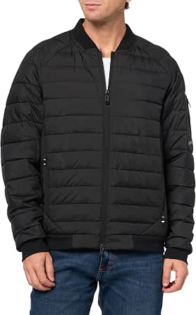 BOSS, Nylon Puffer Lightweight Bomber Jacket, black sky, S at Amazon ...