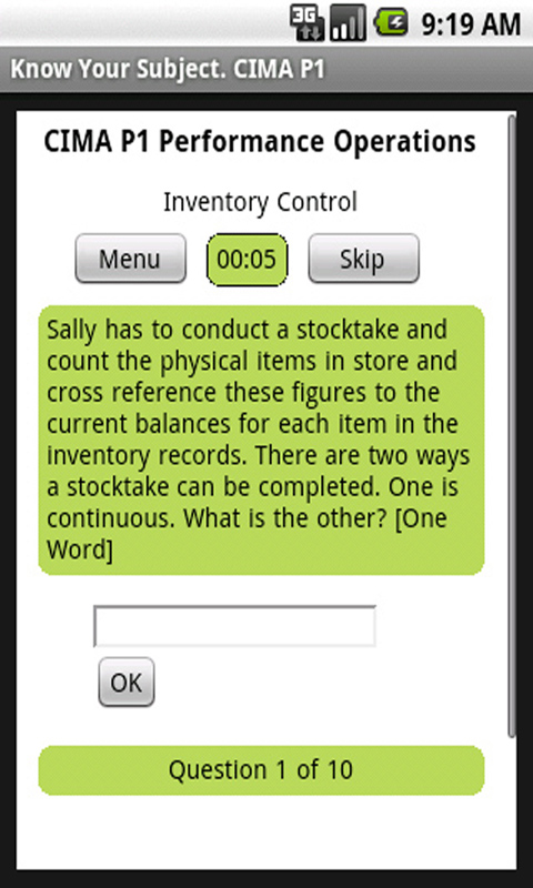CIMA P1 Performance Operations - App on Amazon Appstore