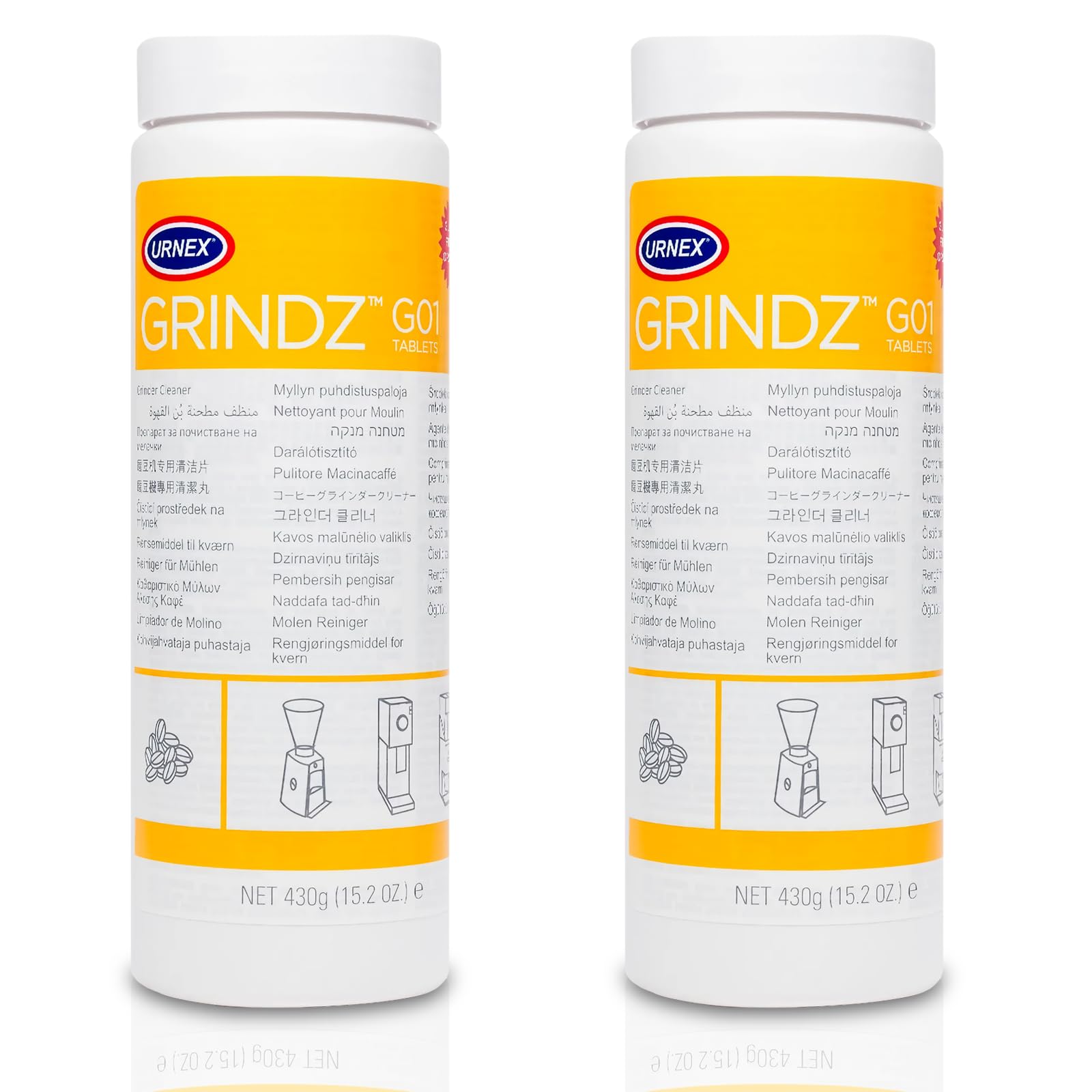 Amazon.com: Pelecom Grindz Coffee Grinder Cleaning Tablets - 860g Total ...