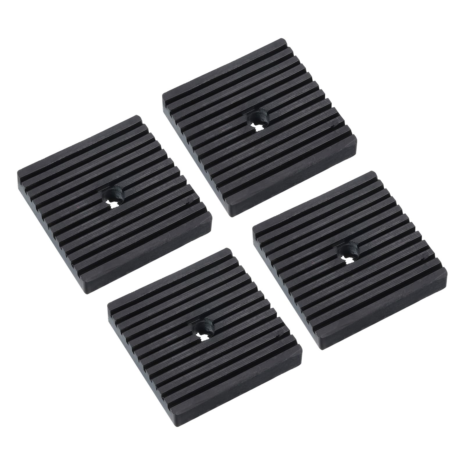 PATIKIL Rubber Anti-Vibration Pads, 4 Pcs Vibration Isolation Mats with ...