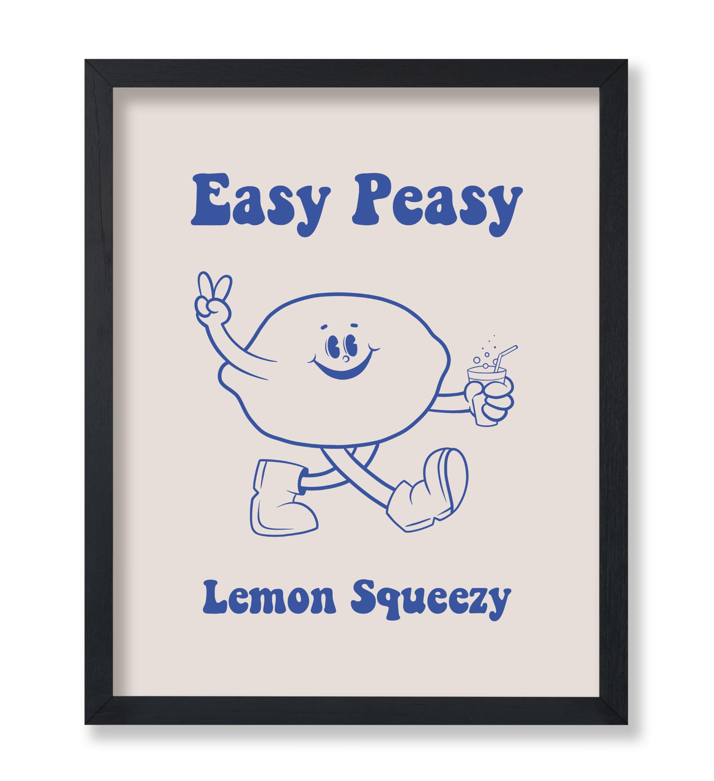Amazon.com: Poster Master Easy Peasy Lemon Squeezy Poster - Retro Lemon ...