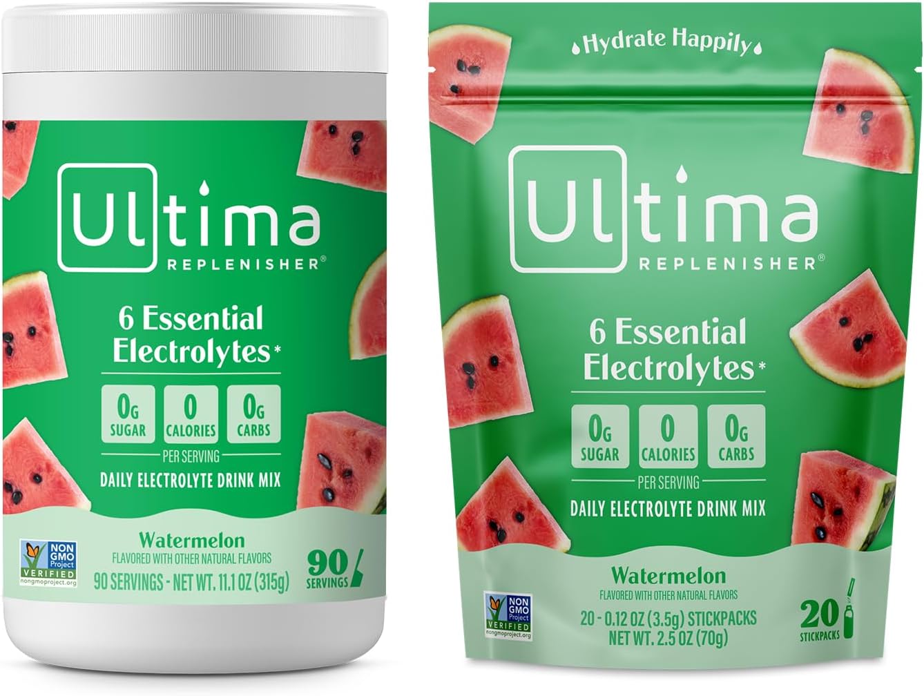 Amazon.com: Ultima Replenisher Electrolyte Powder Drink Mix Bundle ...