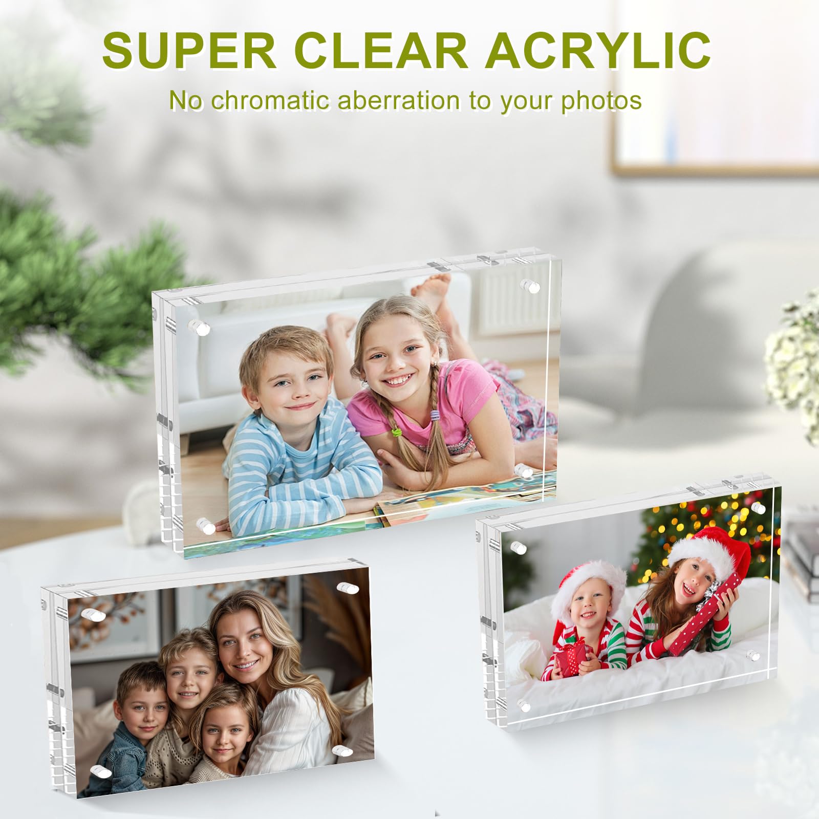 Snapklik.com : 5x7 Acrylic Picture Frame 10 Pack, Clear Picture Frames ...
