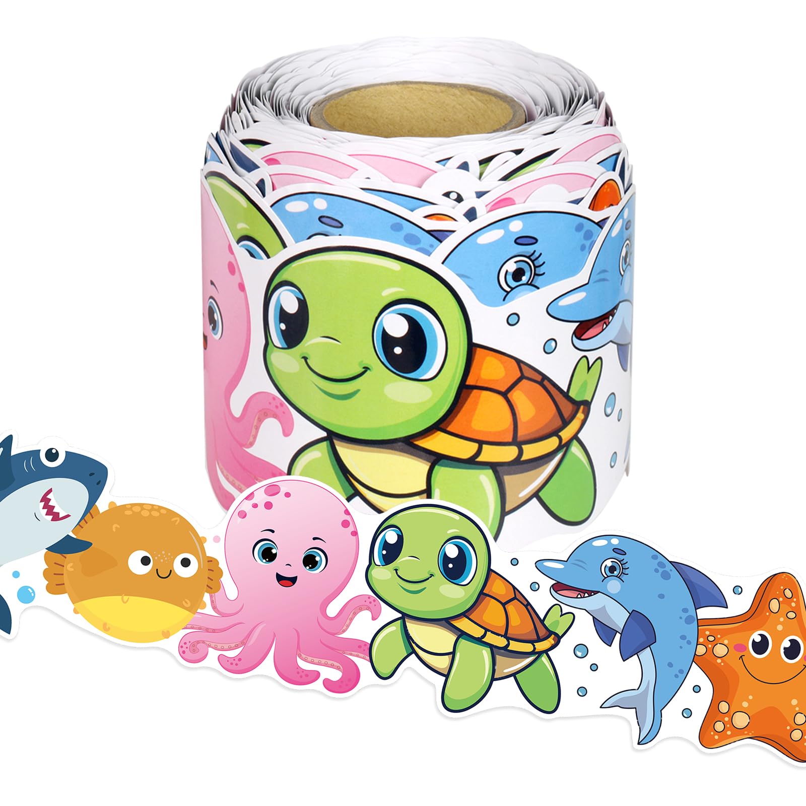 Amazon.com: Leezead Sea Animal Border, 65.6Ft Under The Sea Bulletin ...