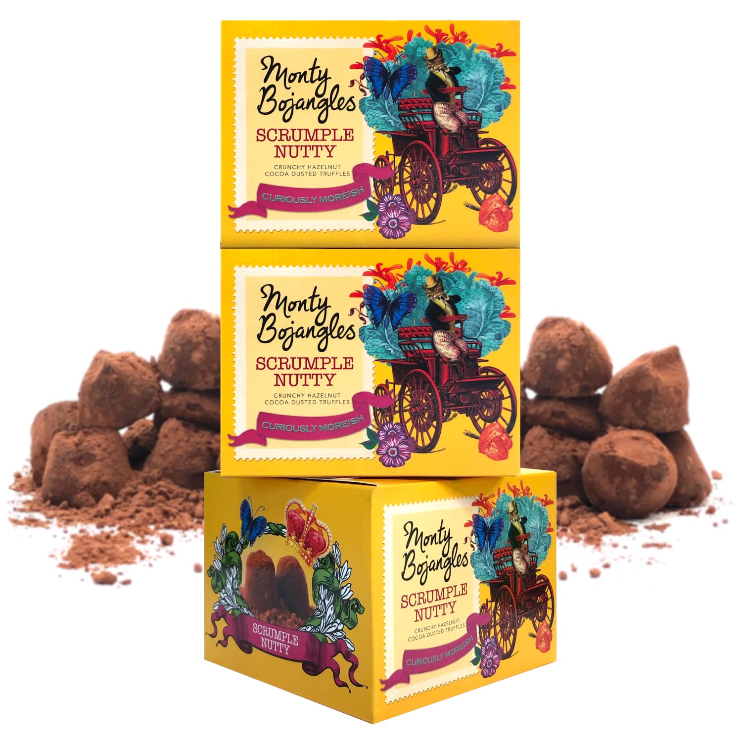 Monty Bojangles Scrumple Nutty | 3 Gift Boxes - Choose from 10 Flavours ...