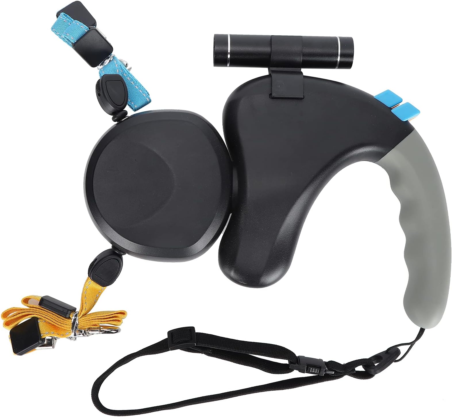 Dual Retractable Dog Leash, Double Dog Lead for Walking 2 Dogs No ...