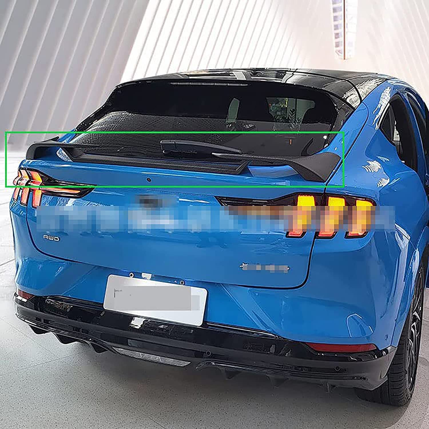 Buy Abs/Glossy Black Car Rear Wing Spoilers for Ford Mustang Mach-E ...