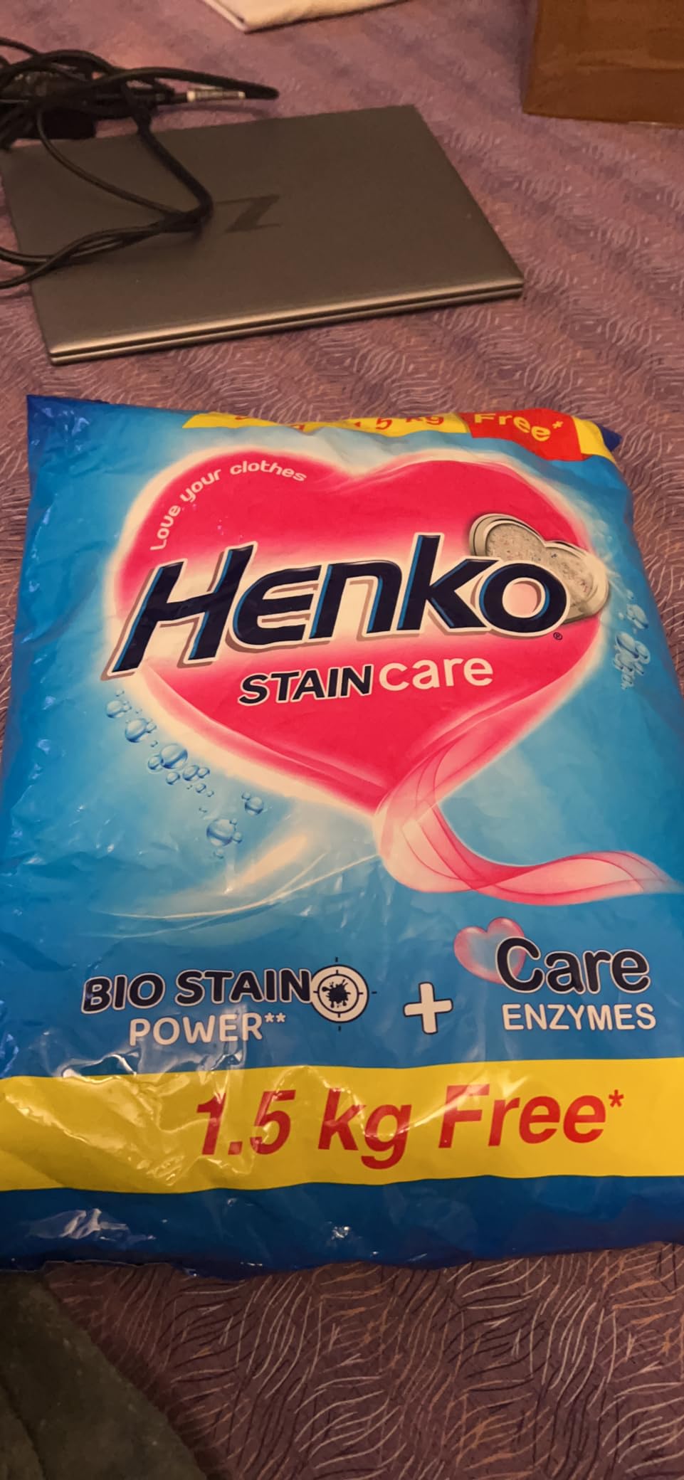 Henko Stain Care Detergent Powder 500G For Hand Wash & Top Load Machine ...