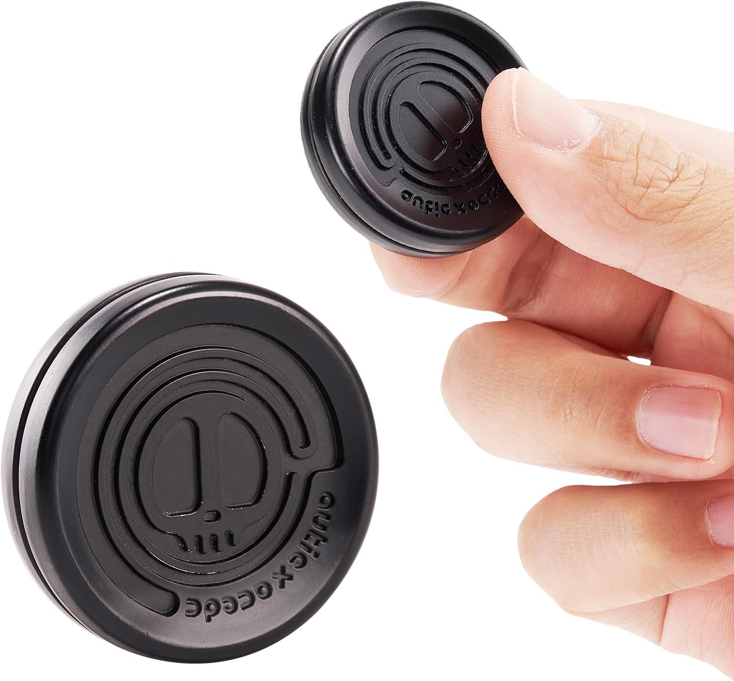 SOWSUN Haptic Coin Fidget Slider, juguete de metal para ansiedad con ...