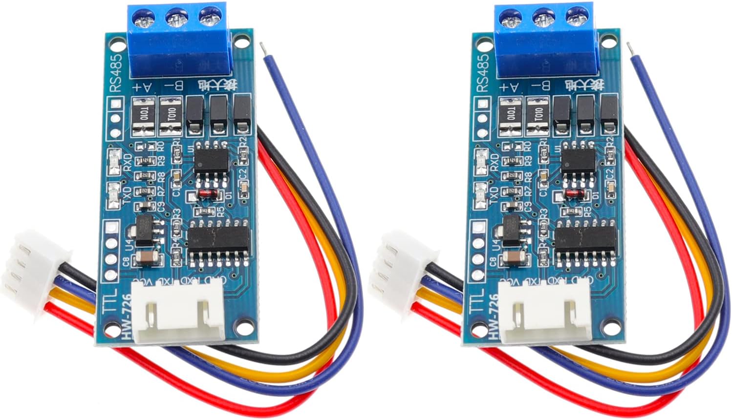 Amazon.com: Aihjcnele 2Pcs TTL to RS485 Adapter Module RS485 to TTL DC3.3V 5V MCU Signals Serial ...