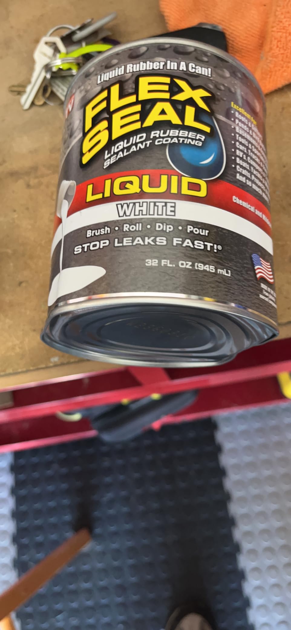 Amazon.com: Flex Seal Liquid, 32 oz, White, Liquid Rubber Coating ...