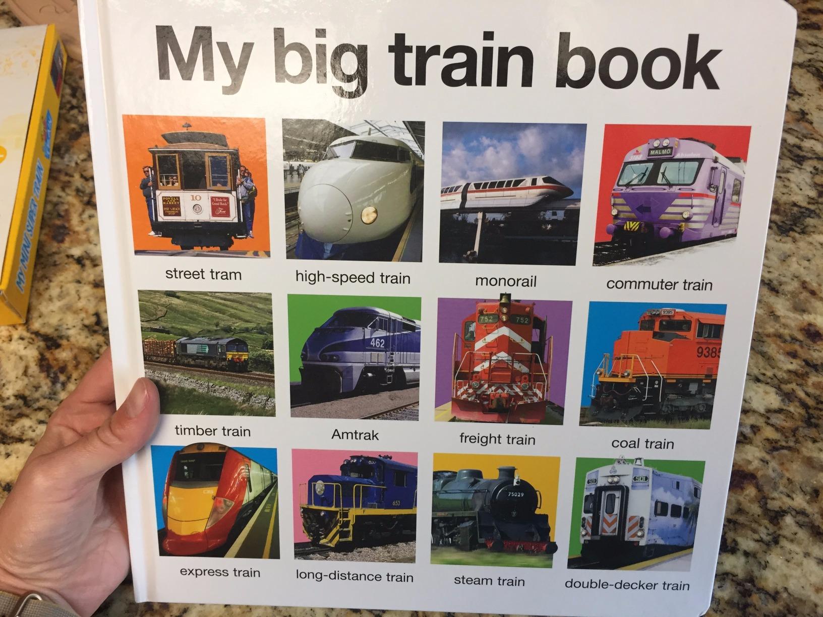 My Big Train Book (My Big Board Books): Priddy, Roger: 9781783412037 ...