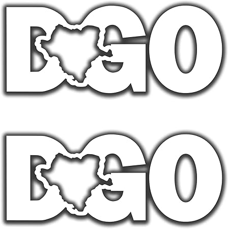 Amazon.com: Edward & Co DGO Sticker Durango Decal Mexico Letters Car ...