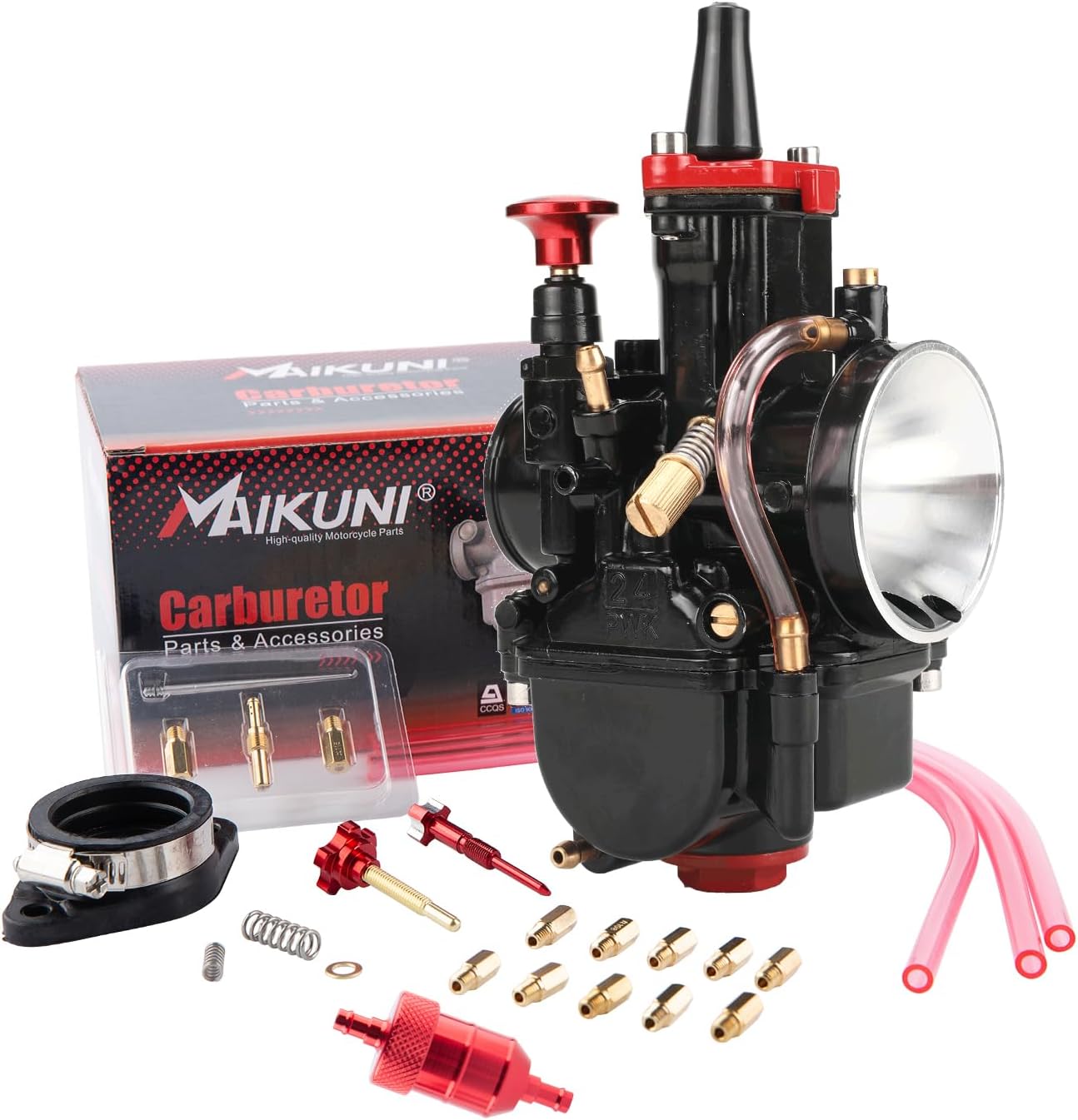 Amazon.com: PWK Carburetor 28mm Racing Carb for 75cc to 125cc 2T 4T Engine Dirt Bike Motorcycle ...