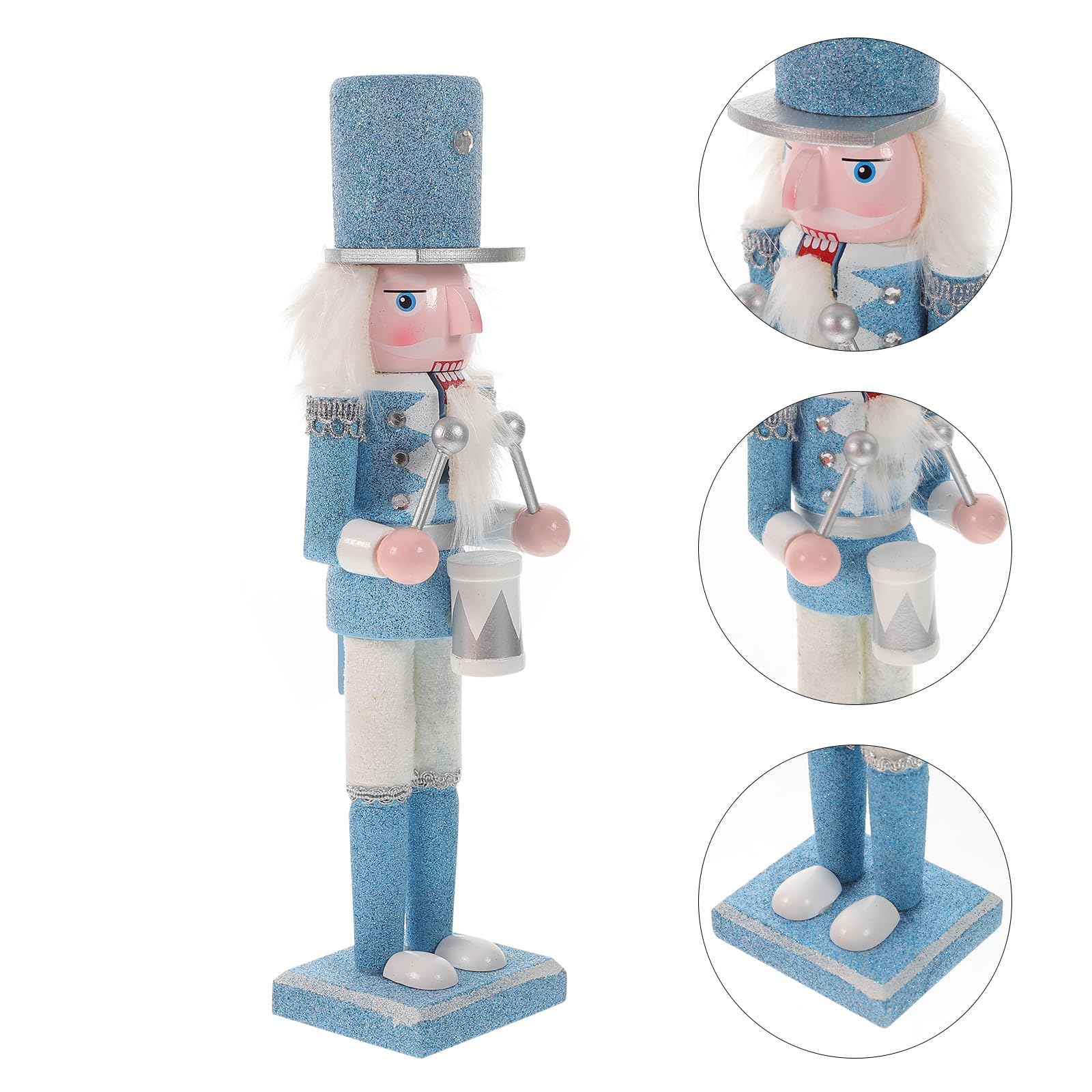 Snapklik.com : PASOLABE Blue Nutcracker Figure 12 Inch Christmas ...