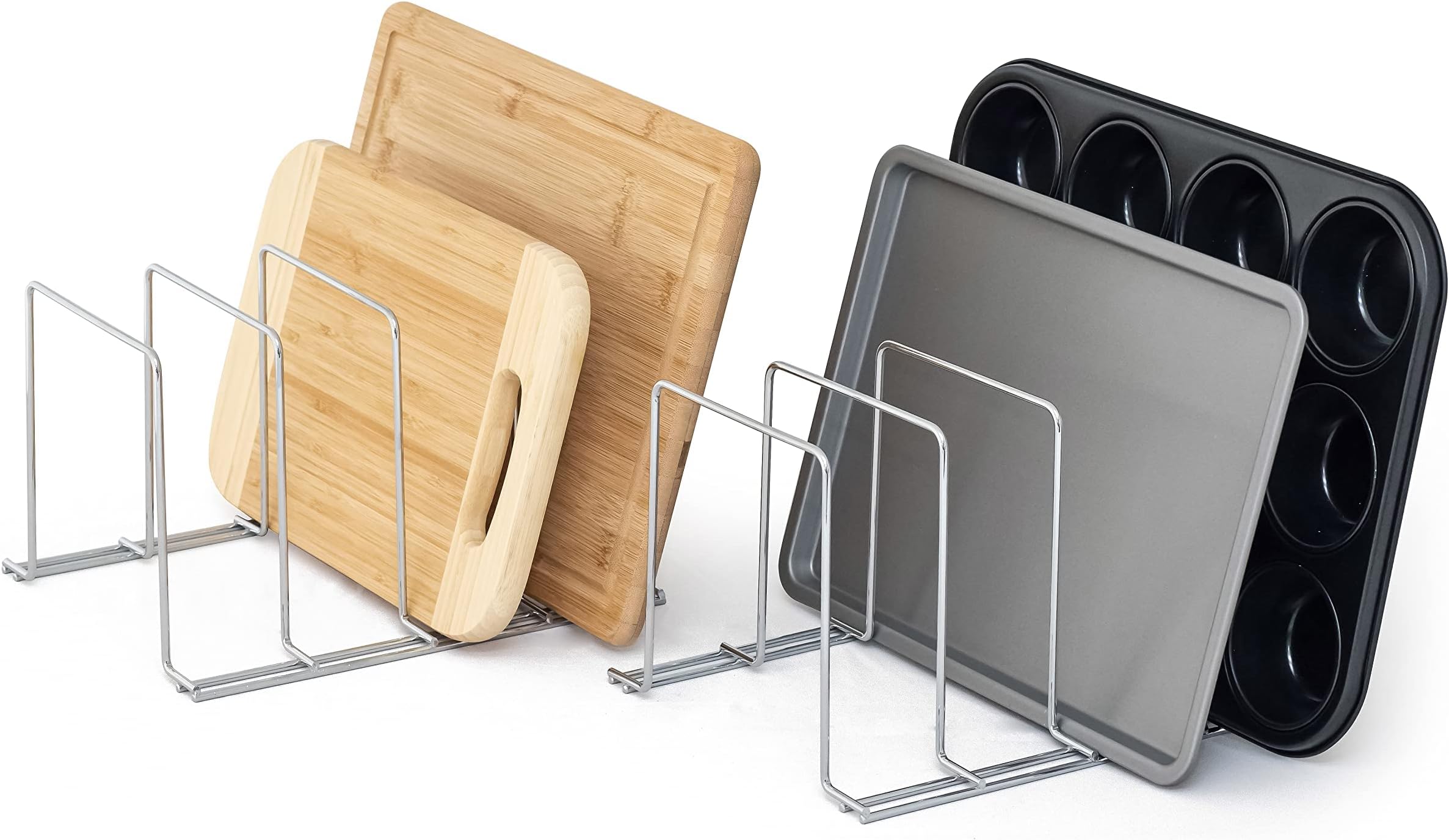 simplywire – Baking Tray and Chopping Board Racks – Pack of 2 - Pan ...
