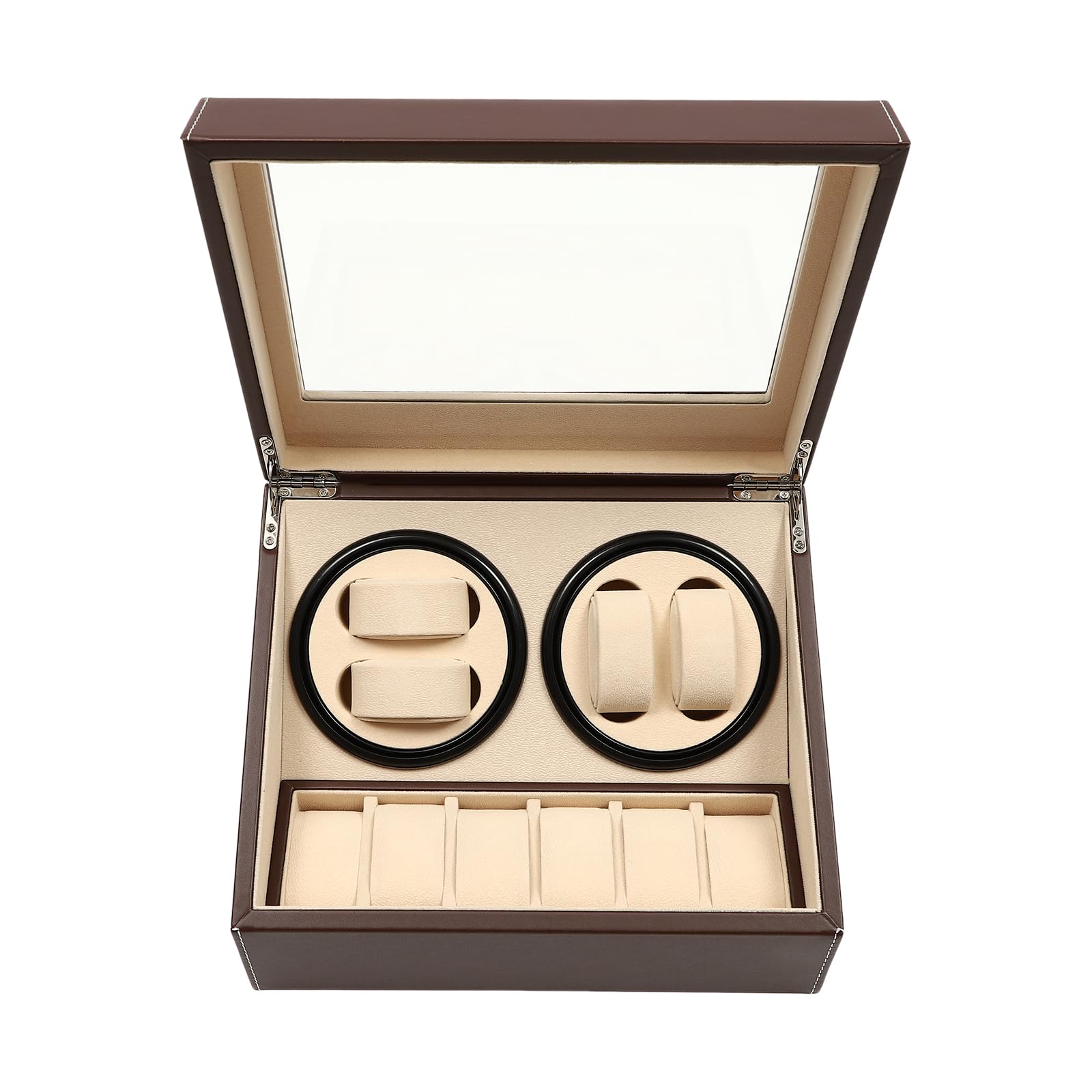 Amazon.com: DRIKH Automatic Watch Winder Display Box,4+6 Large Rotating ...