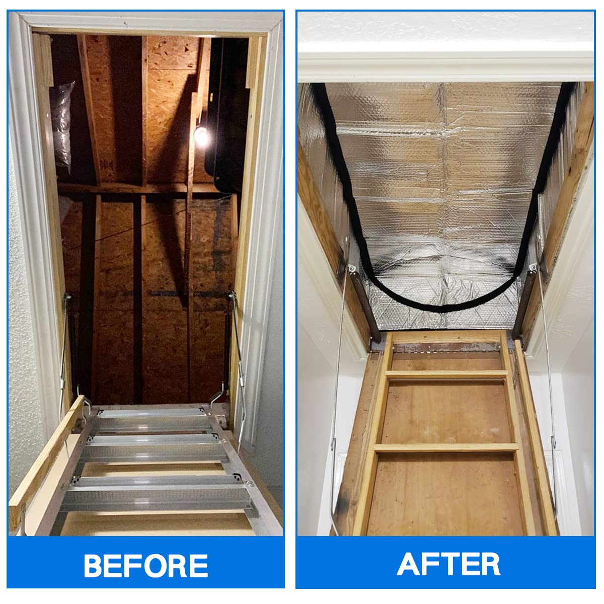Snapklik.com : Storystore Attic Door Insulation Cover 25" X 54" X 11 ...