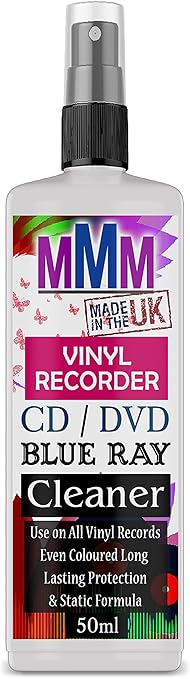 PROFESSIONAL VINYL RECORD CLEANER CD DVD CLEANING FLUID SPRAY Fast ...