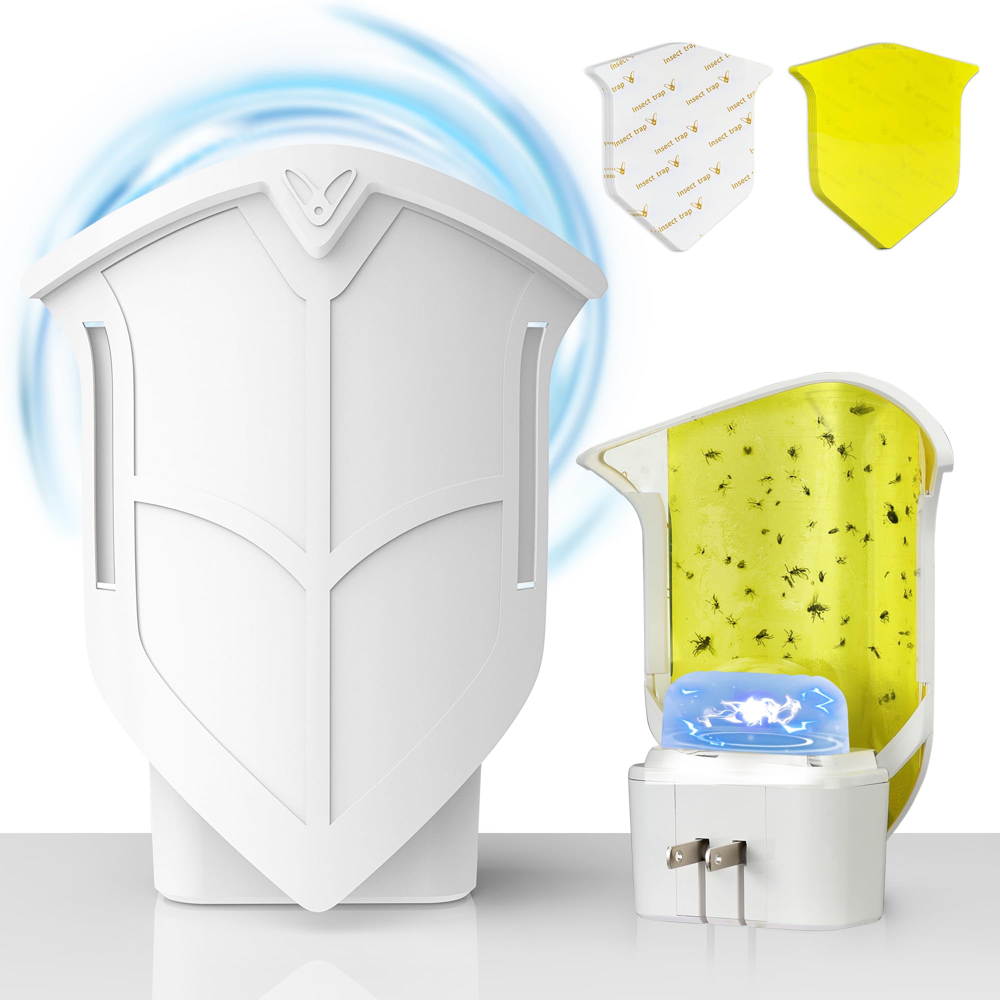 Amazon.com : KILSACO Flying Insect Trap 2 Pack, Indoor Plug-in Fly Trap ...