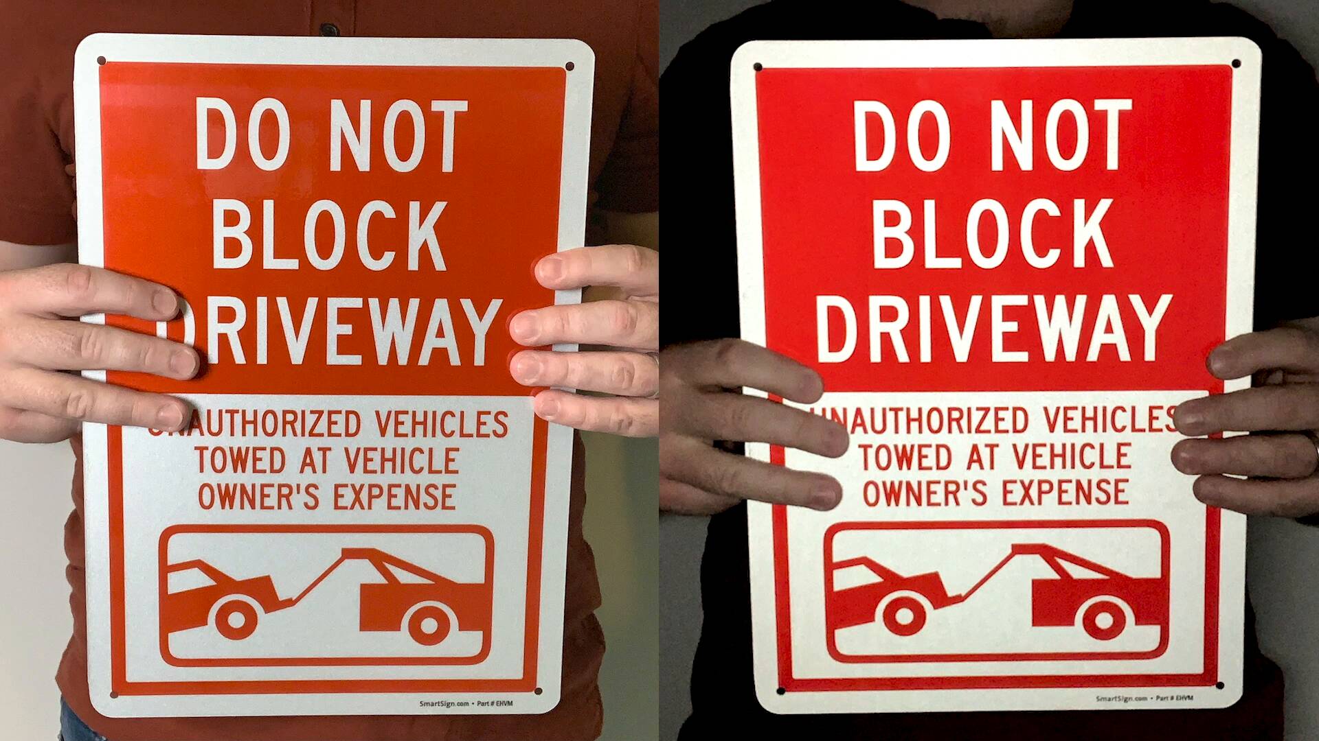 Do Not Block Driveway Sign Please Do Not Block Driveway Sign The