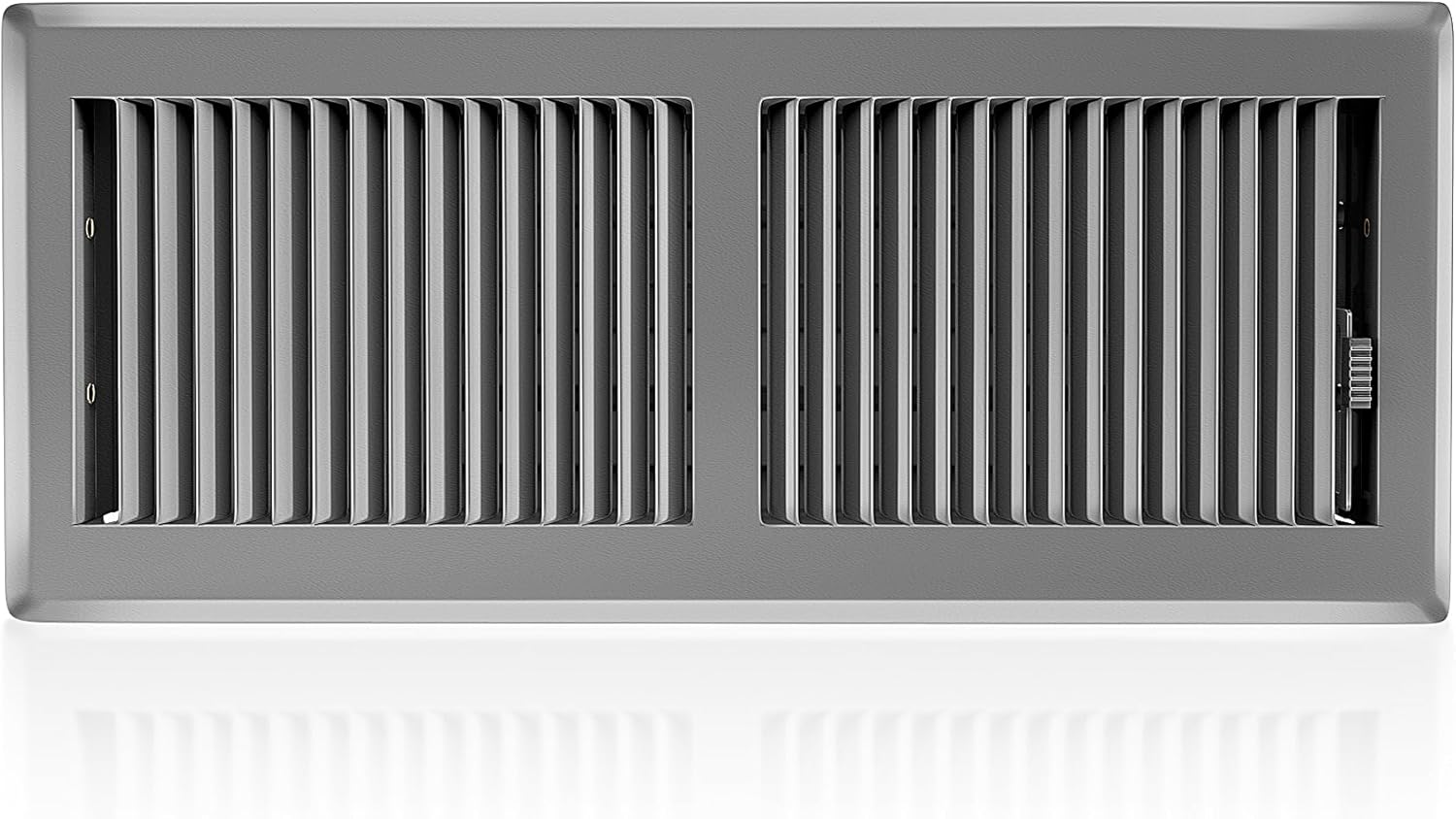 4" x 12" Floor Vents Premium Floor Register, All Steel Heavy Duty ...