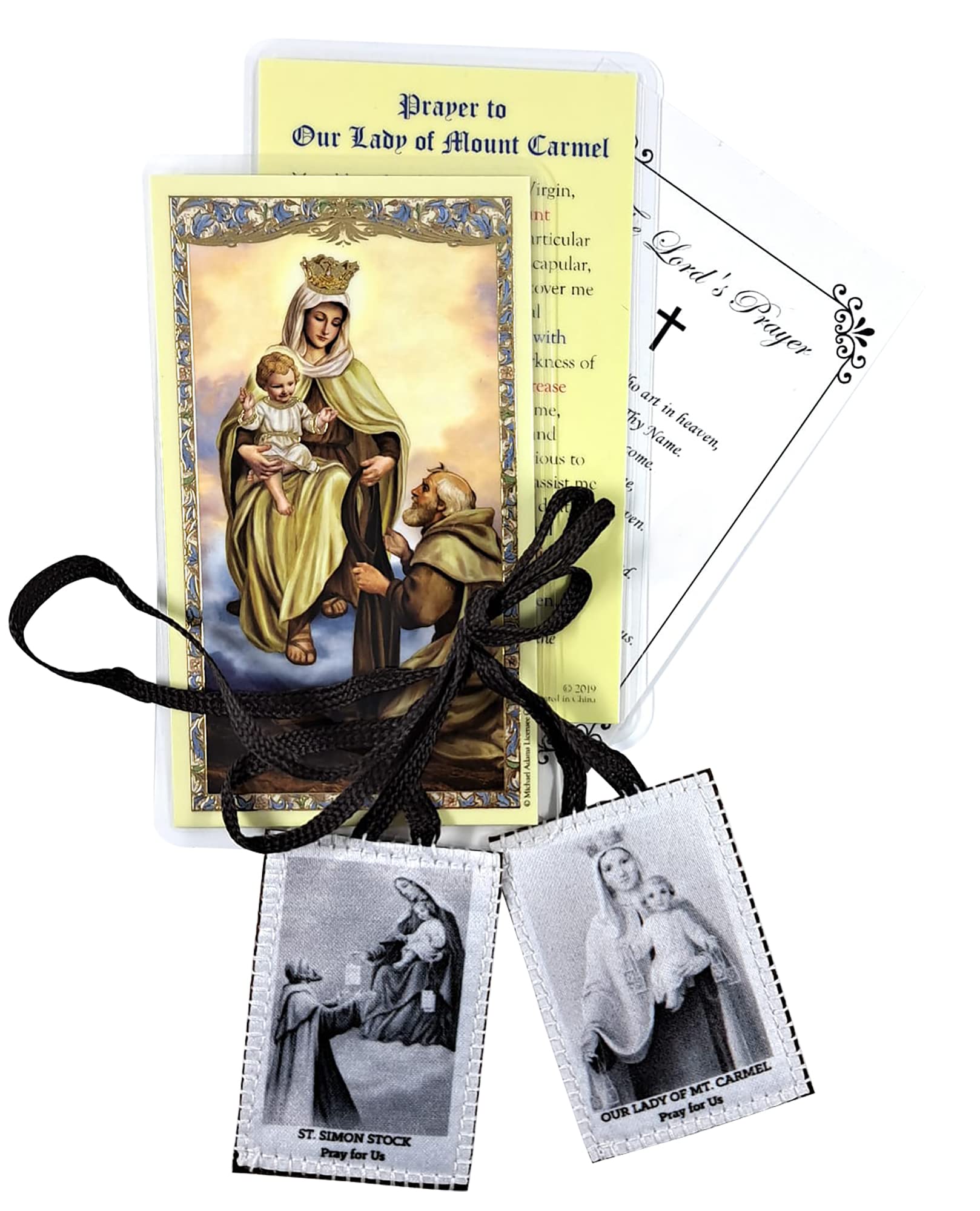 Brown Scapular Of Our Lady Of Mount Carmel With Our | Desertcart Sri Lanka