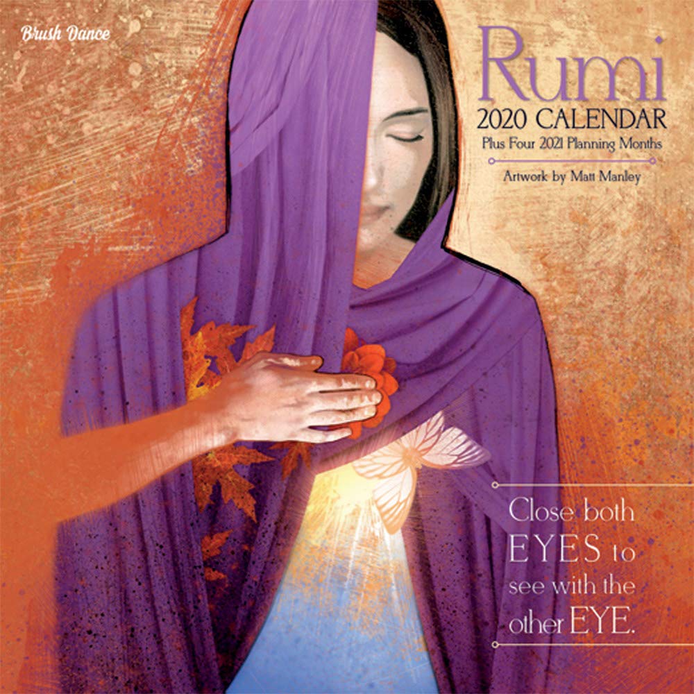 Buy Poetry of Rumi 2020 Mini Wall Calendar Book Online at Low Prices in ...
