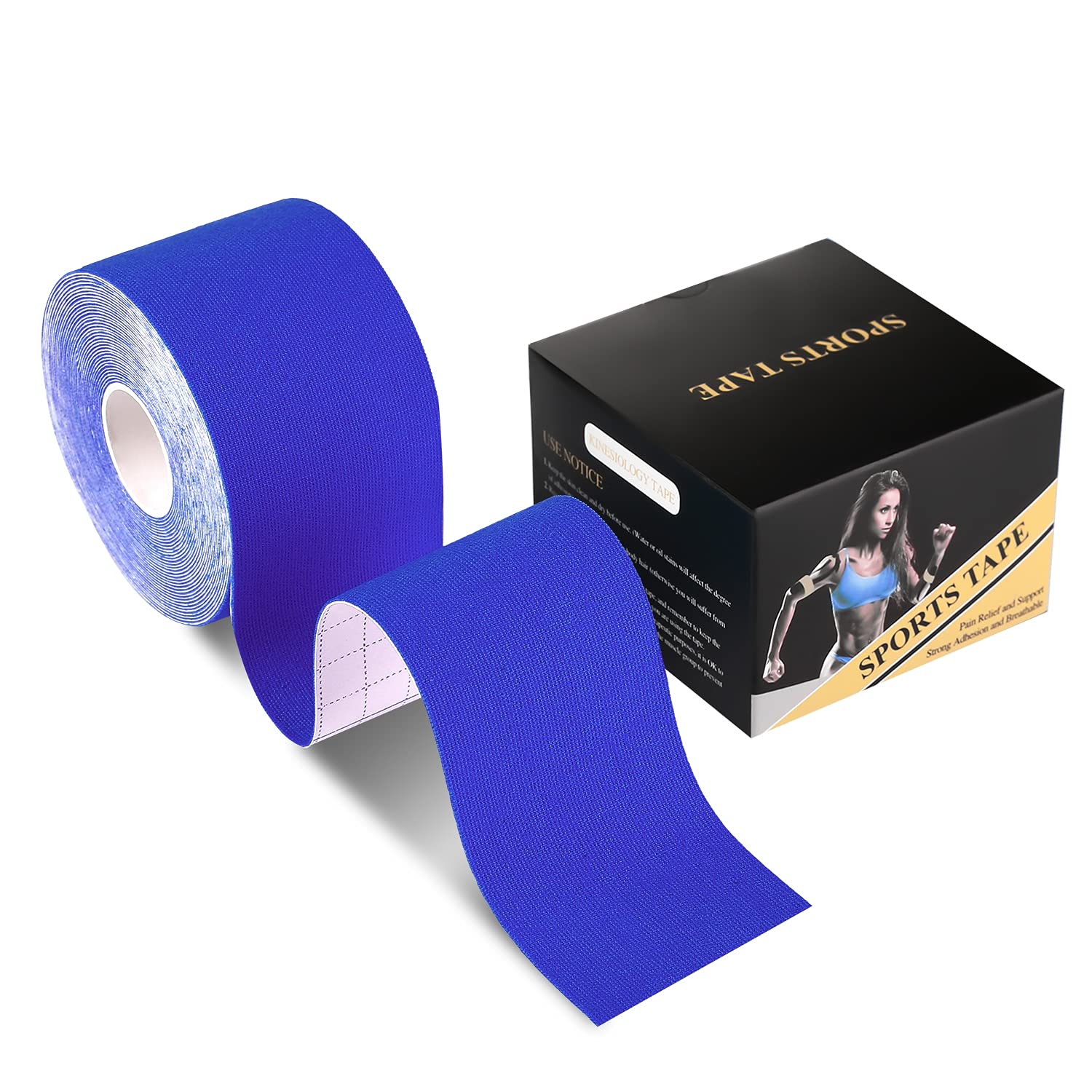 Buy Deilin Kinesiology Tape 19.7ft Uncut Per Roll, Elastic Therapeutic ...