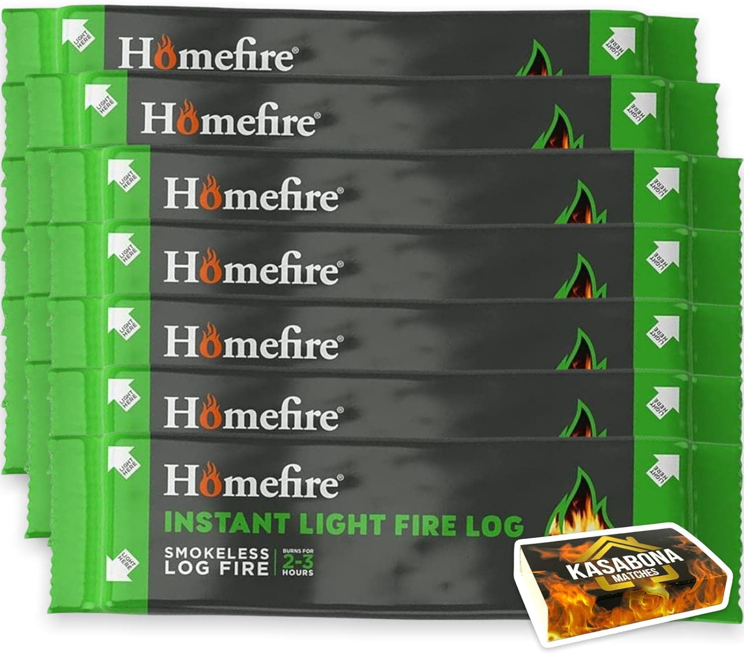 Homefire Smokeless Instant Lighting Firelog Open Garden Chimineas 2hrs ...