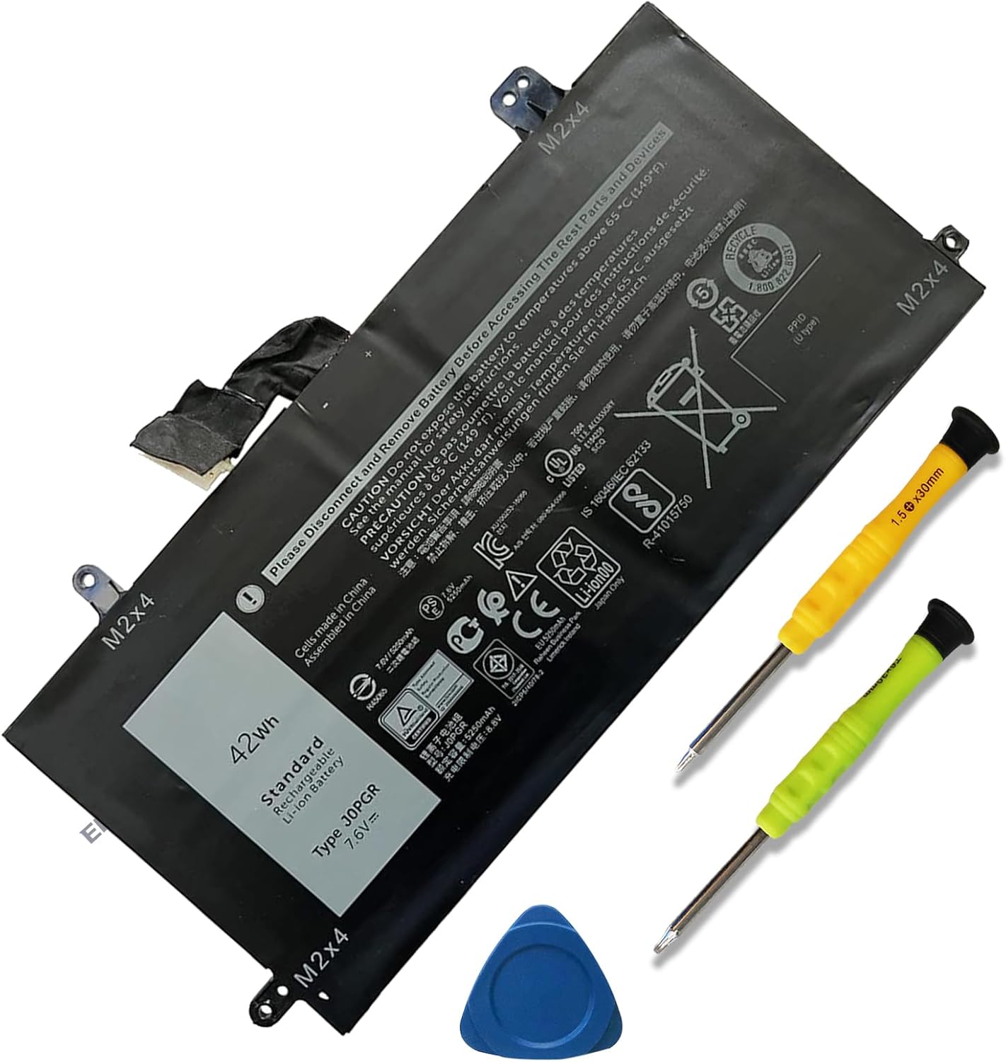 EFOHANA J0PGR – Batería de repuesto para laptop Dell Latitude 5285 ...