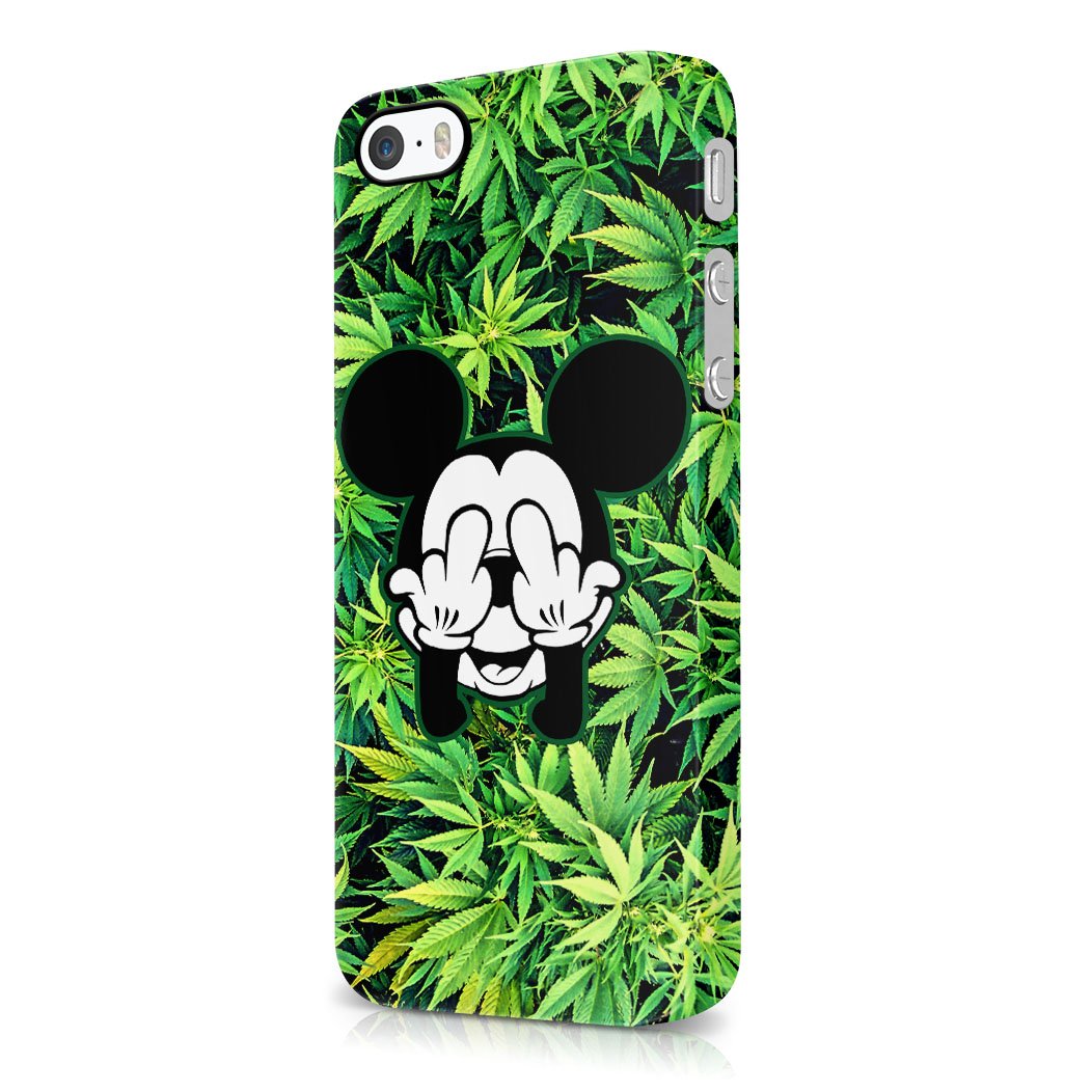 Mickey Mouse Dope Weed Premium Vector | Chill Vibe With Bong Groovy