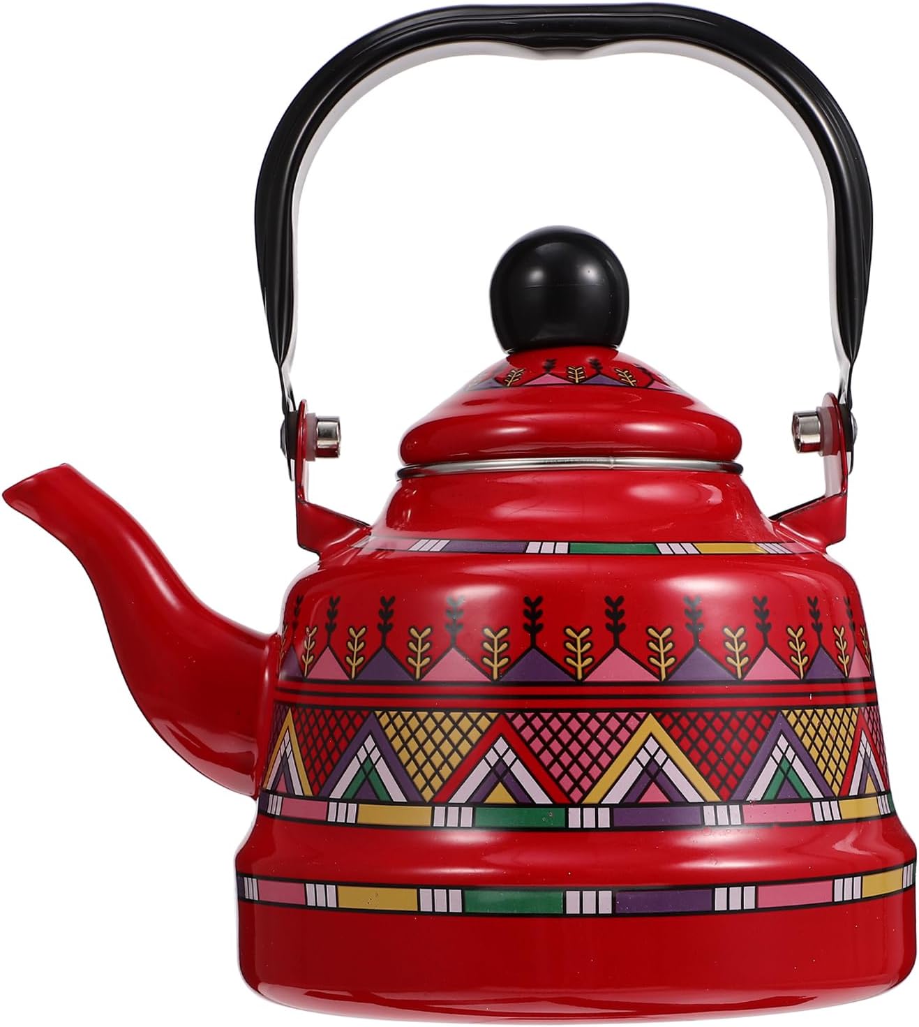 Amazon.com: Enamel Tea Kettle Vintage Whistling Tea Kettle Tea Pot with ...