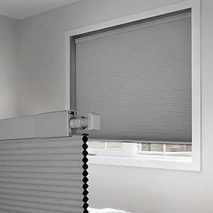 Amazon.com: Boolegon Blackout No Drilling Cellular Shades Cordless No ...