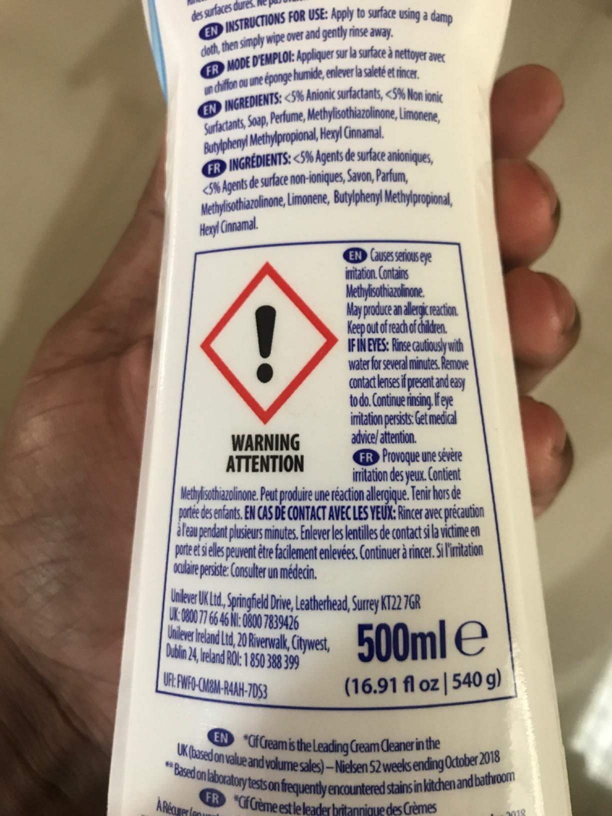 Cif Cream With Micro Crystals Original Pack Of 2 : Amazon.in: Health ...