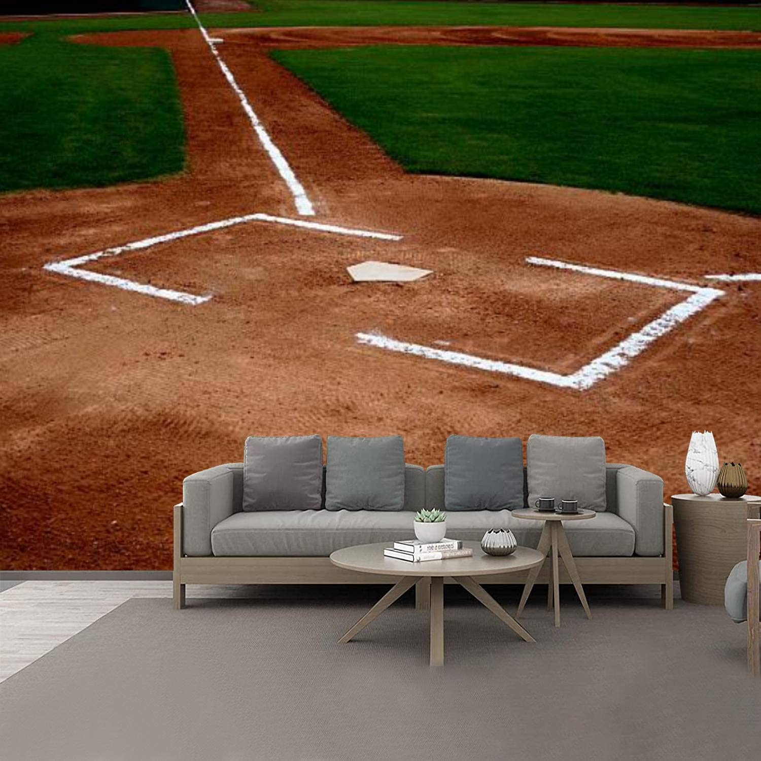 Baseball Field Wallpaper Mural