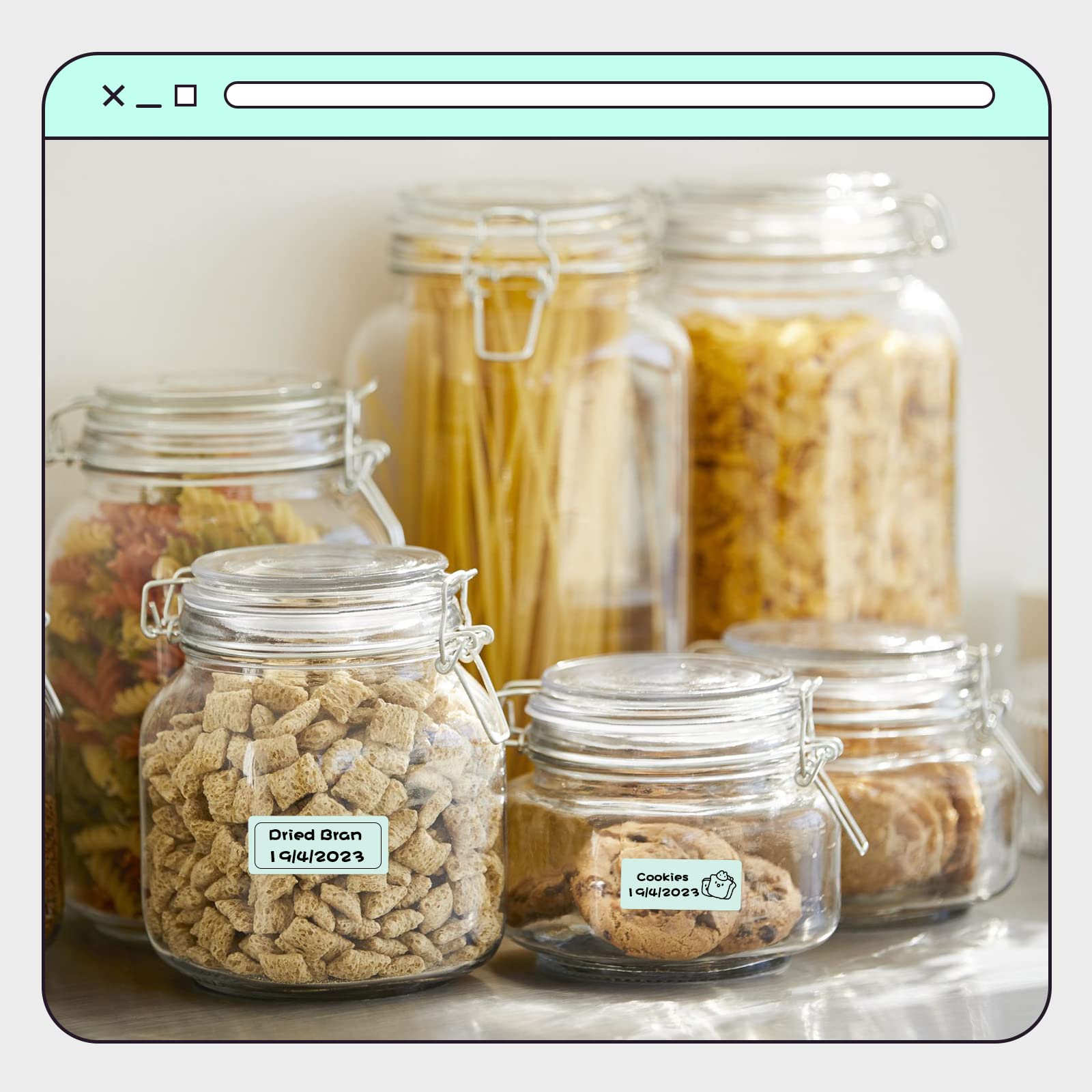 Snapklik.com : NIIMBOT D101 Labels, 1 X 2