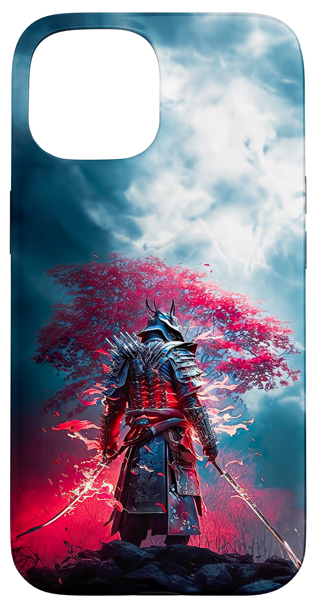 Amazon.com: iPhone 15 Majestic Japanese Samurai Cherry Blossom Otaku ...