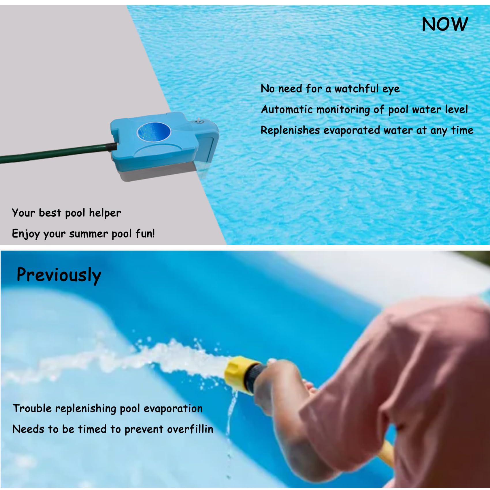 Snapklik.com : 2025 Upgrade Pool Water Leveler Auto Fill, Automatic ...