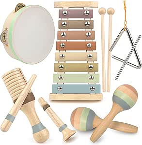 Amazon.com: Stoie's Wooden Kids Musical Instruments for Babies and ...