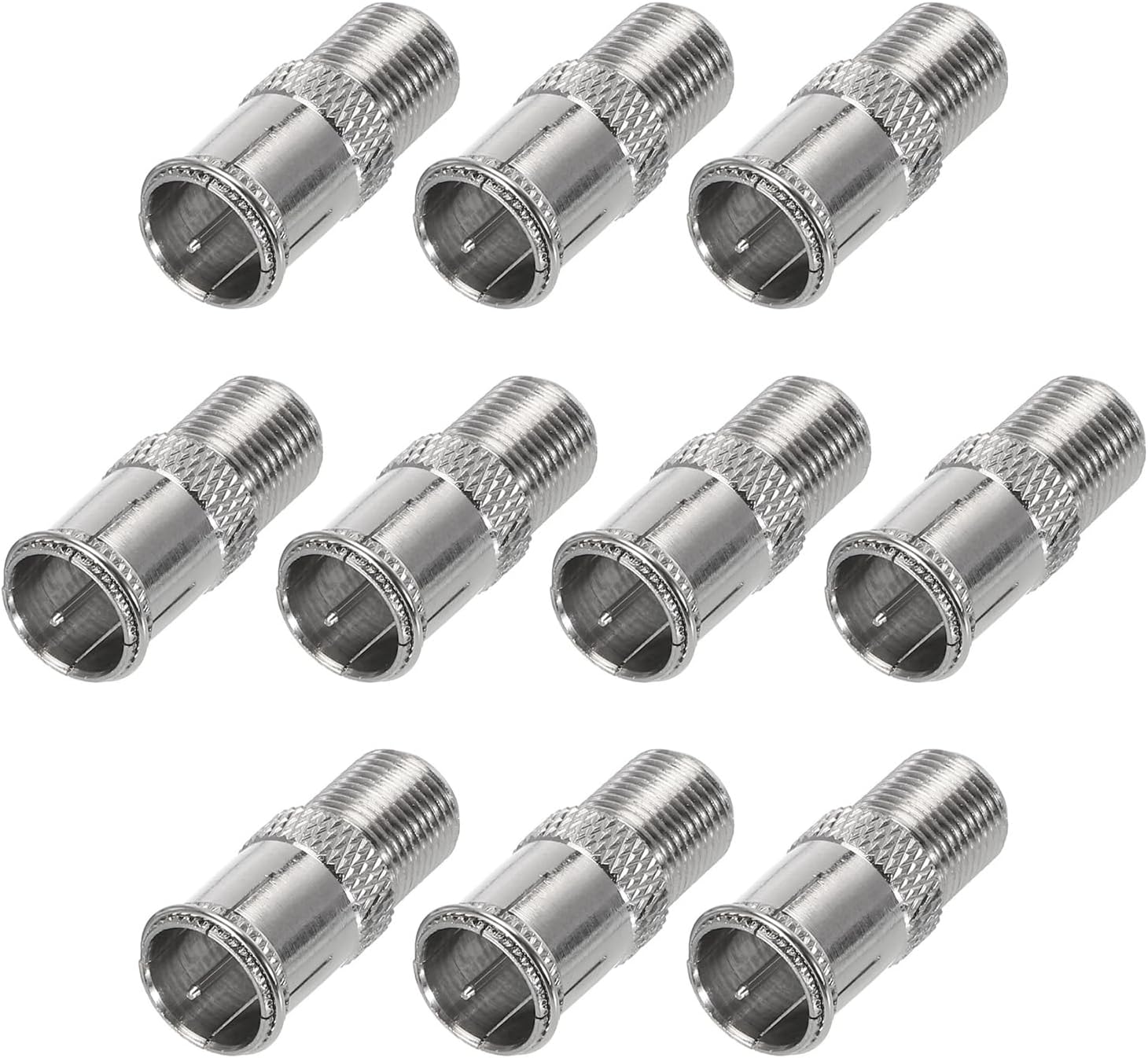Amazon.com: MECCANIXITY 10pcs Quick Coaxial Connector Coax Coupler F ...