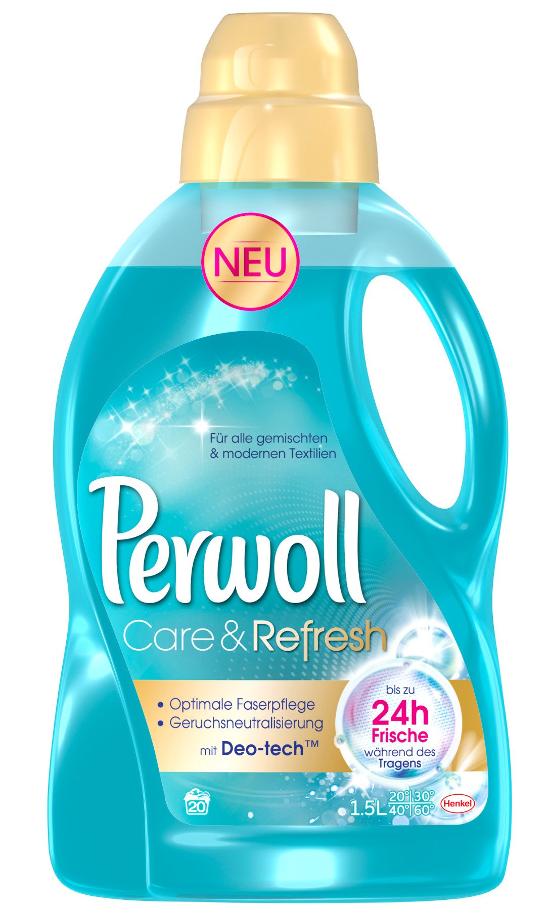 Amazon.com: Perwoll Care & Refresh Deo-Tech Detergent 20 WL 1,5l (Pack ...