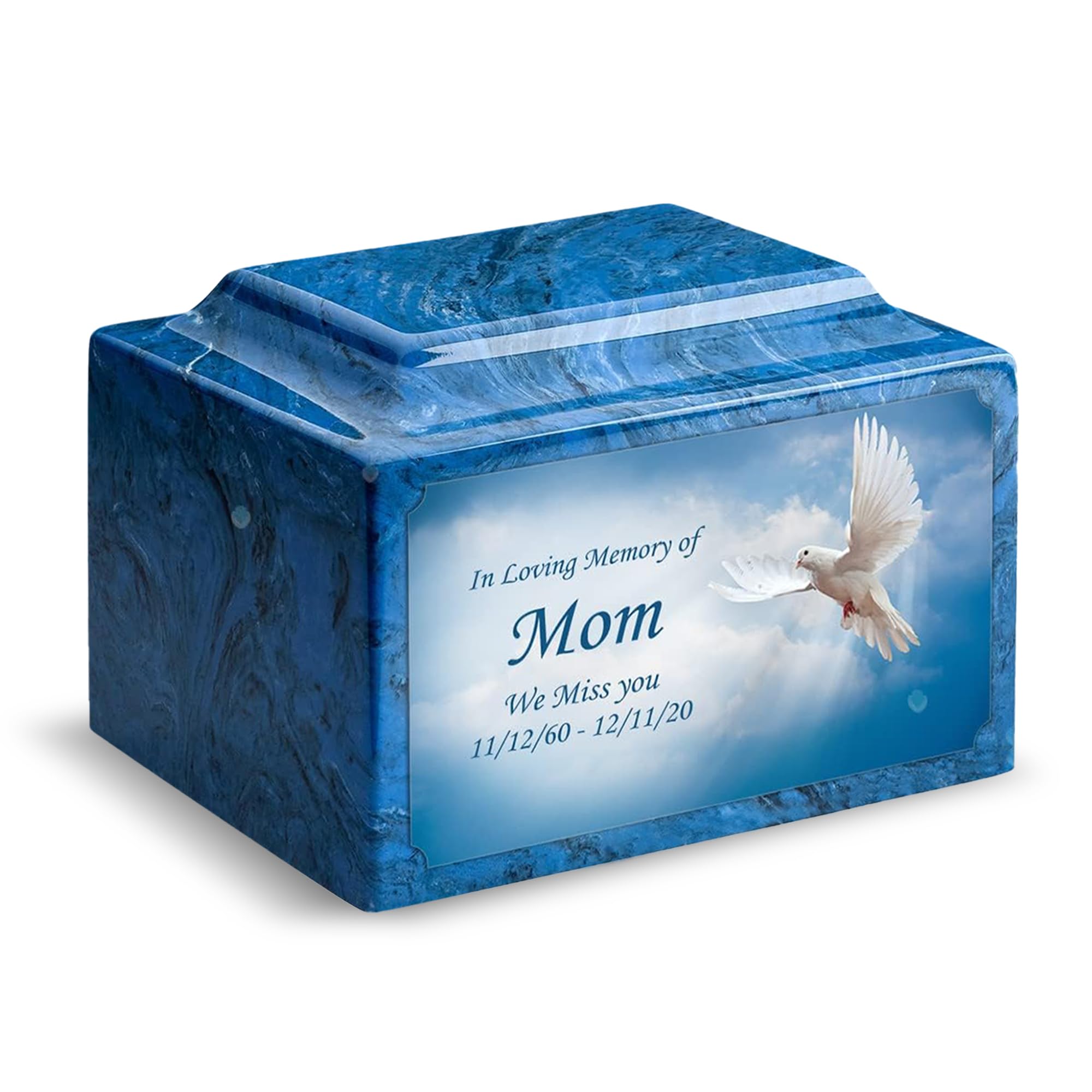 Amazon.com: GetUrns – Legacy Cultured Marble Urn by Mackenzie, Adult ...