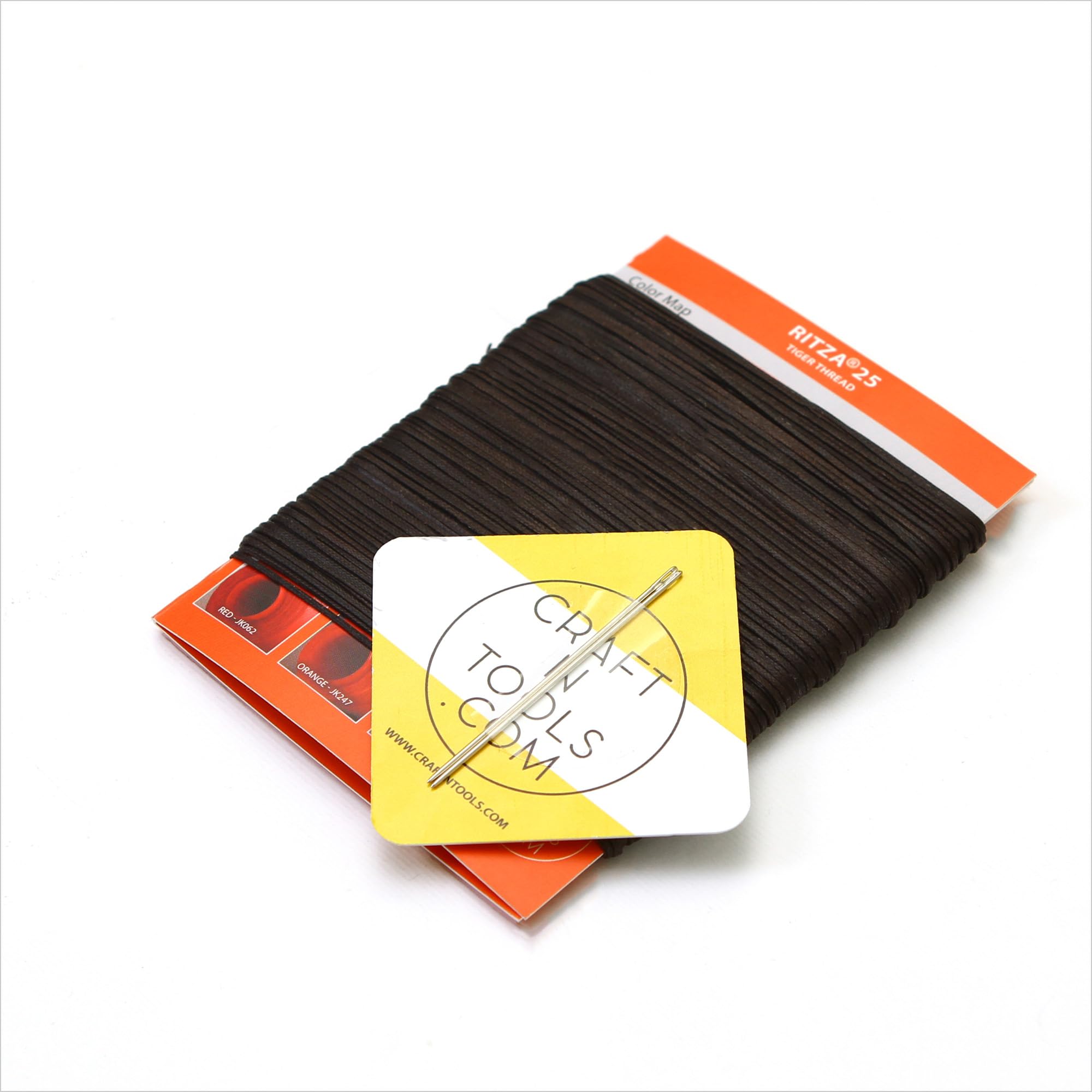 Amazon.com: Brown 0.8mm RITZA 25 Tiger Thread for Leather Craft | Waxed ...